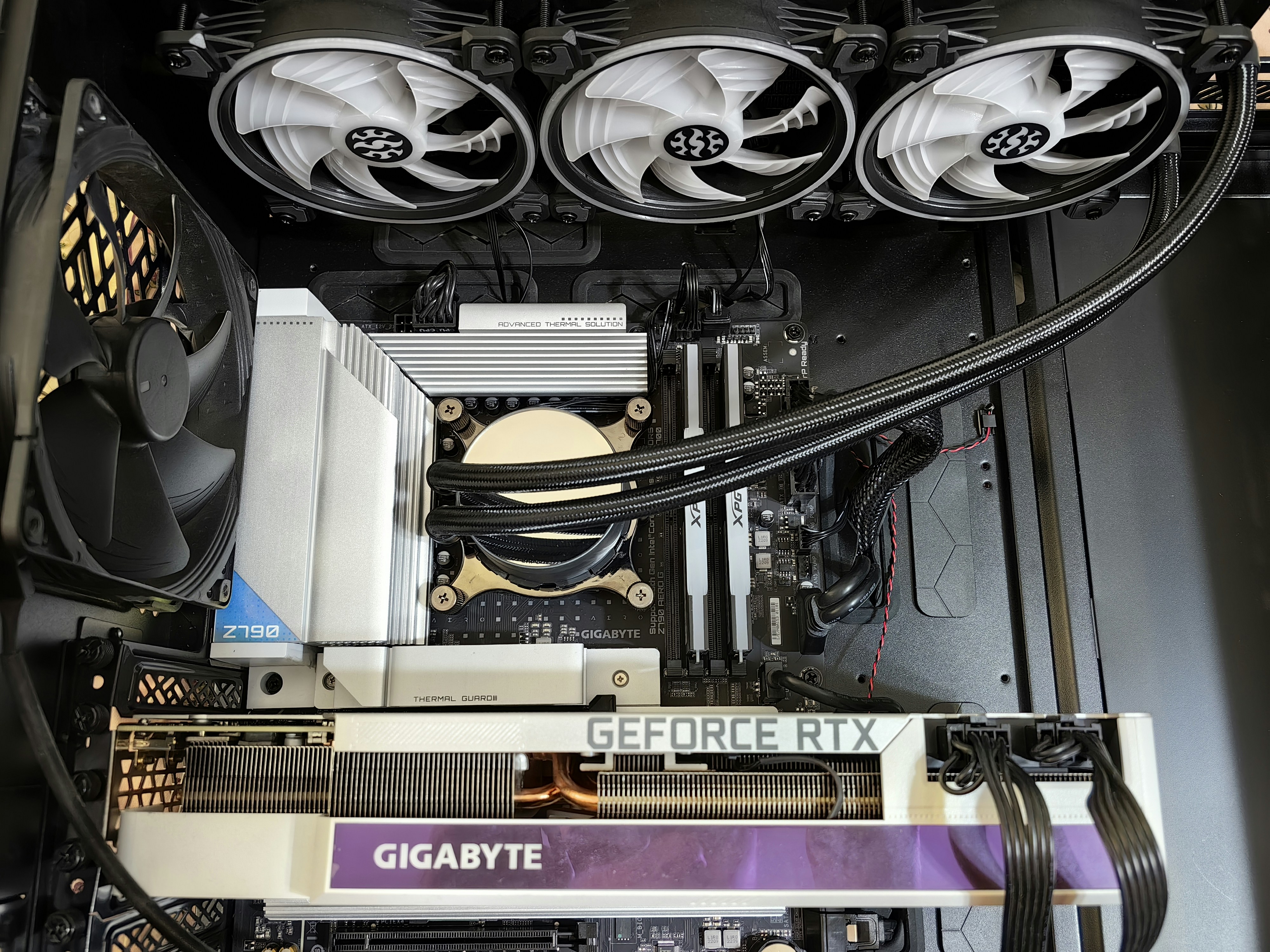 A close up of a computer case with fan blades photo – Free Hardware ...