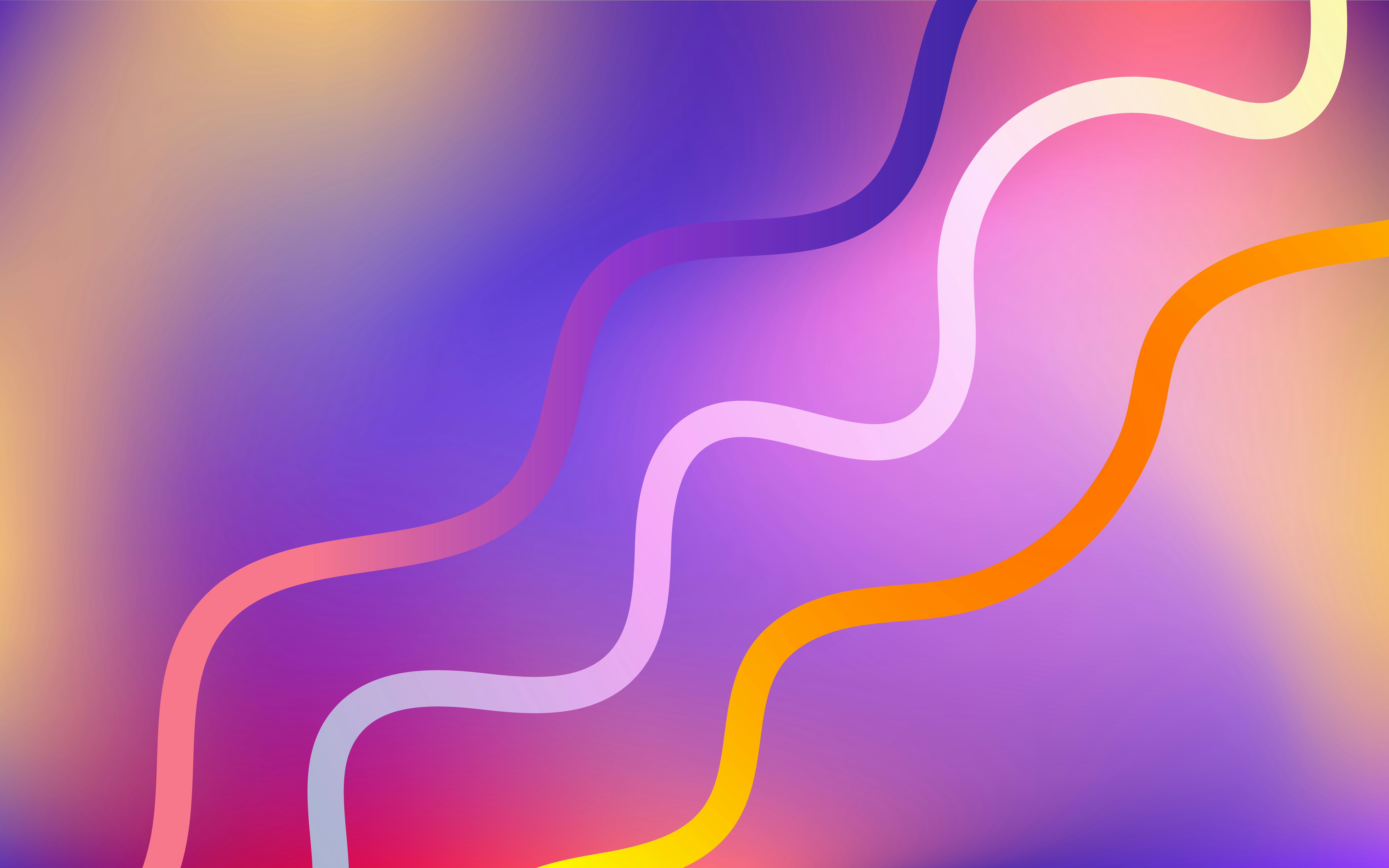 A colorful background with a wavy design photo – Free Texture wall ...