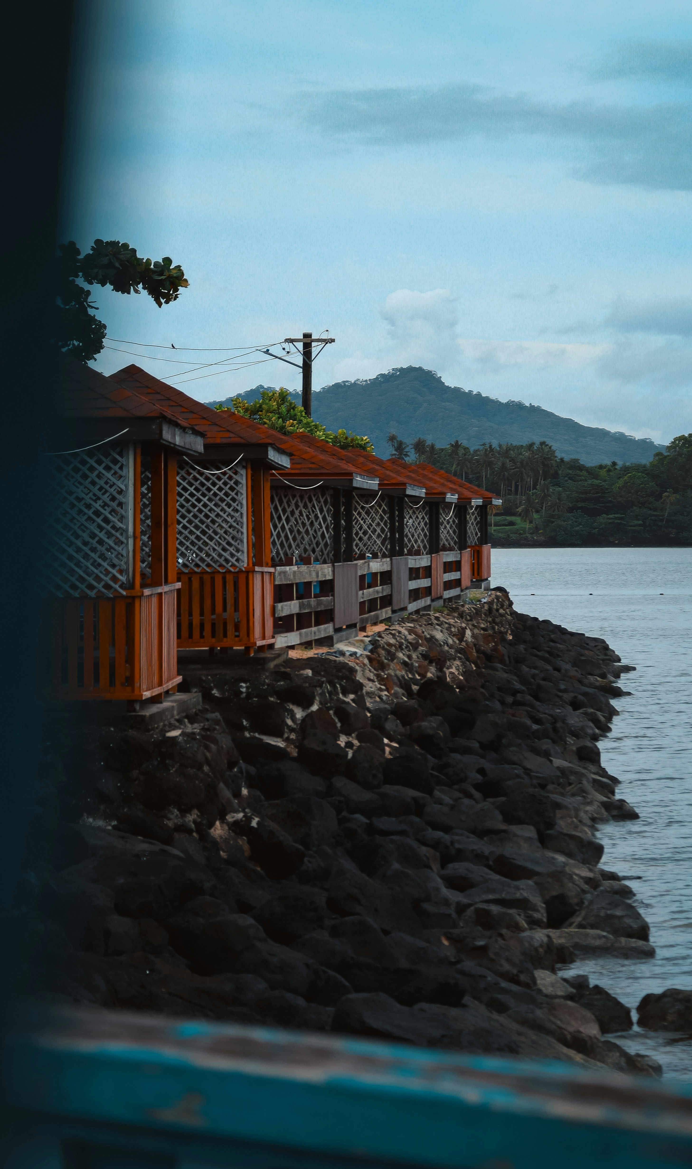 A view of a body of water from a window photo – Free Samoa Image on ...