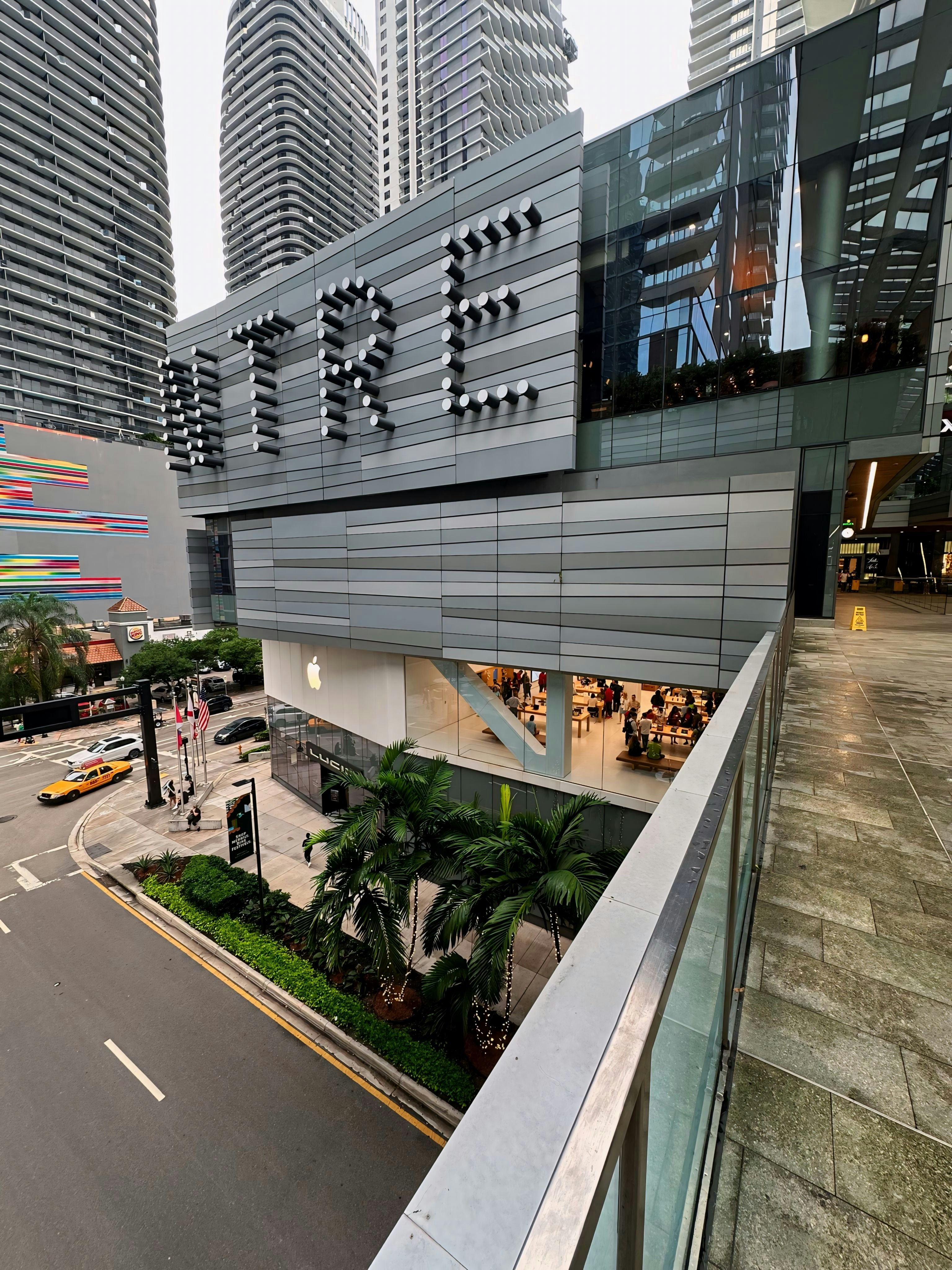 A view of a city street from a high rise building photo – Free Brickell ...