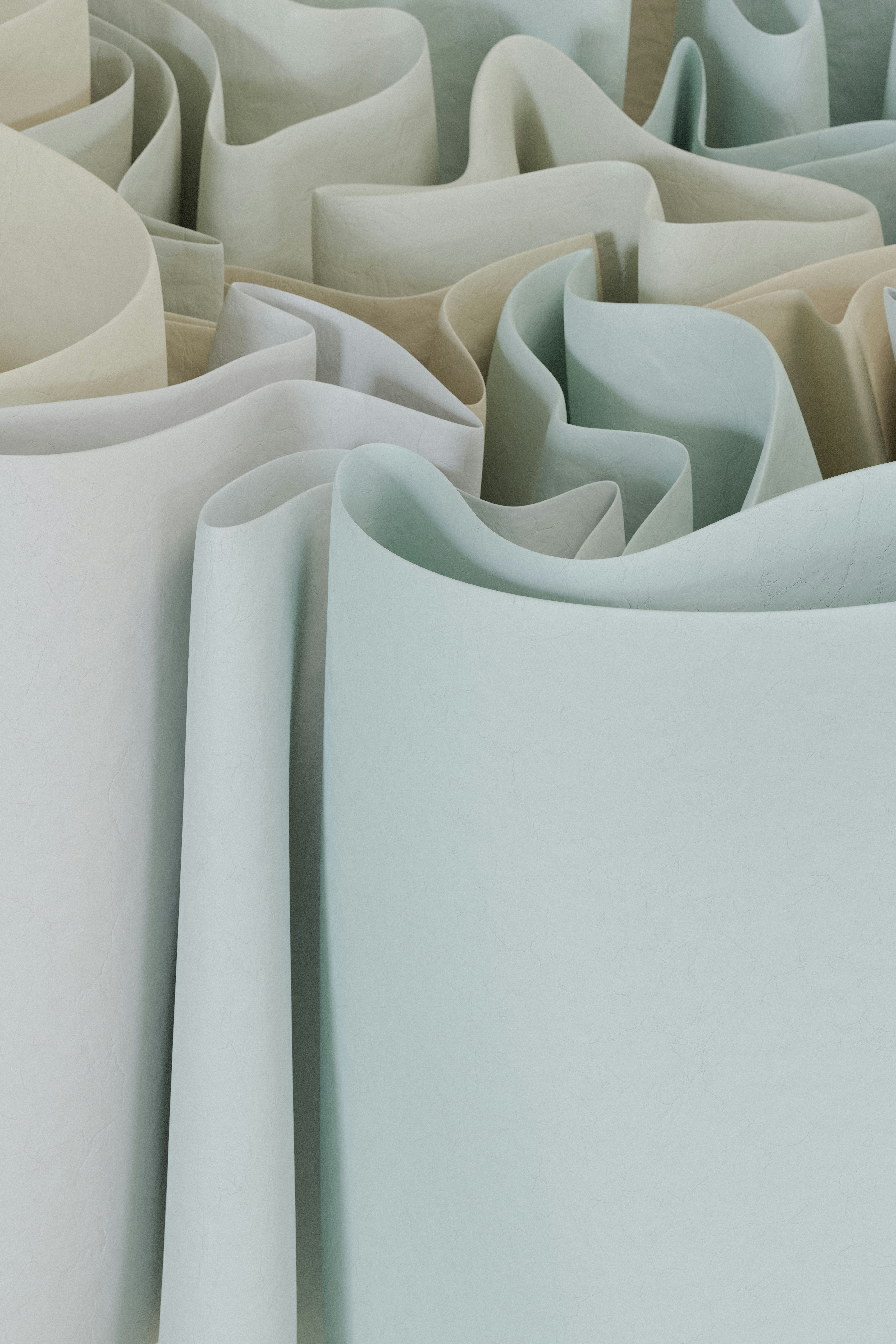 A bunch of white paper stacked on top of each other photo – Free Grey ...