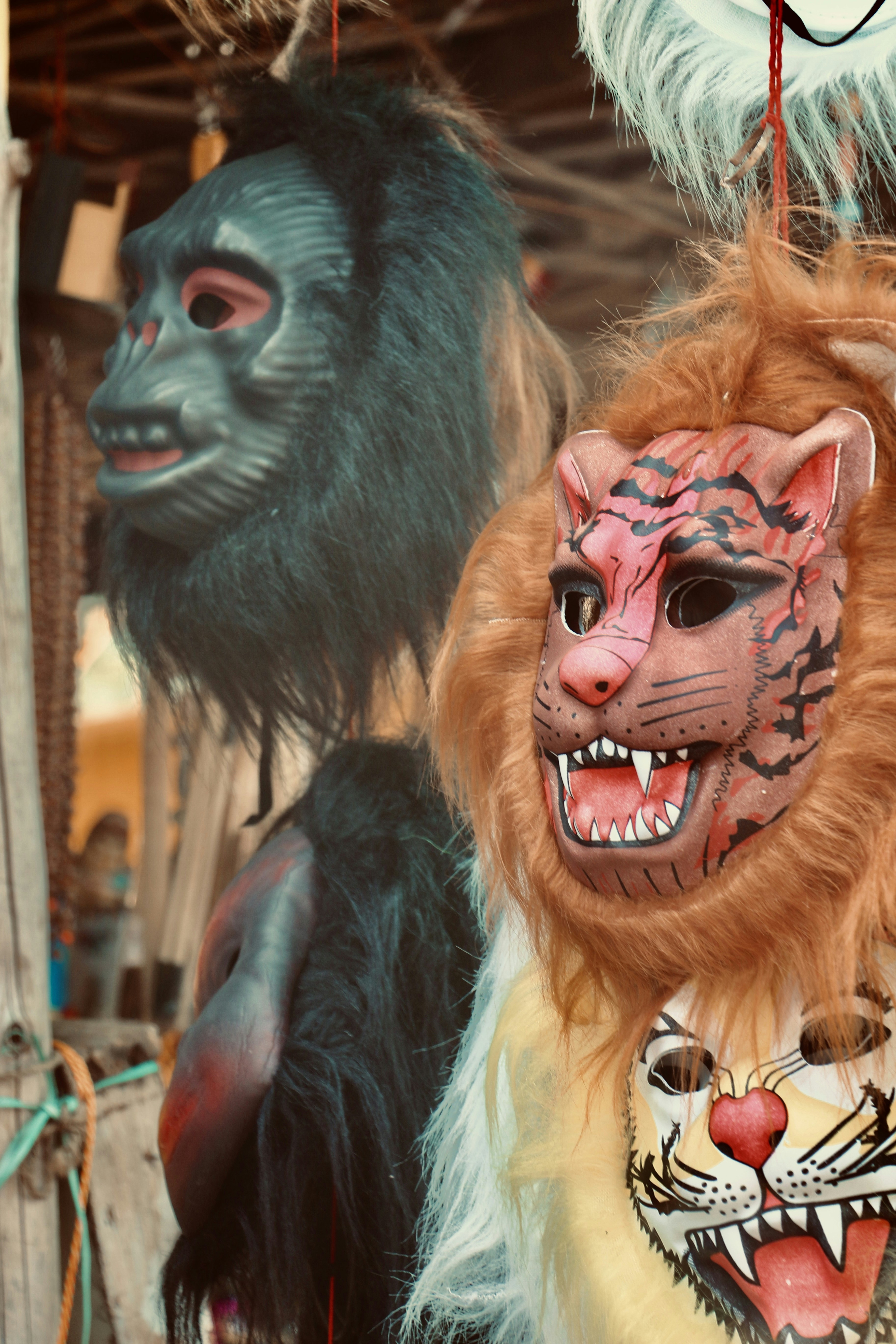 Tiger Mask in a Market of Handcrafted Beasts