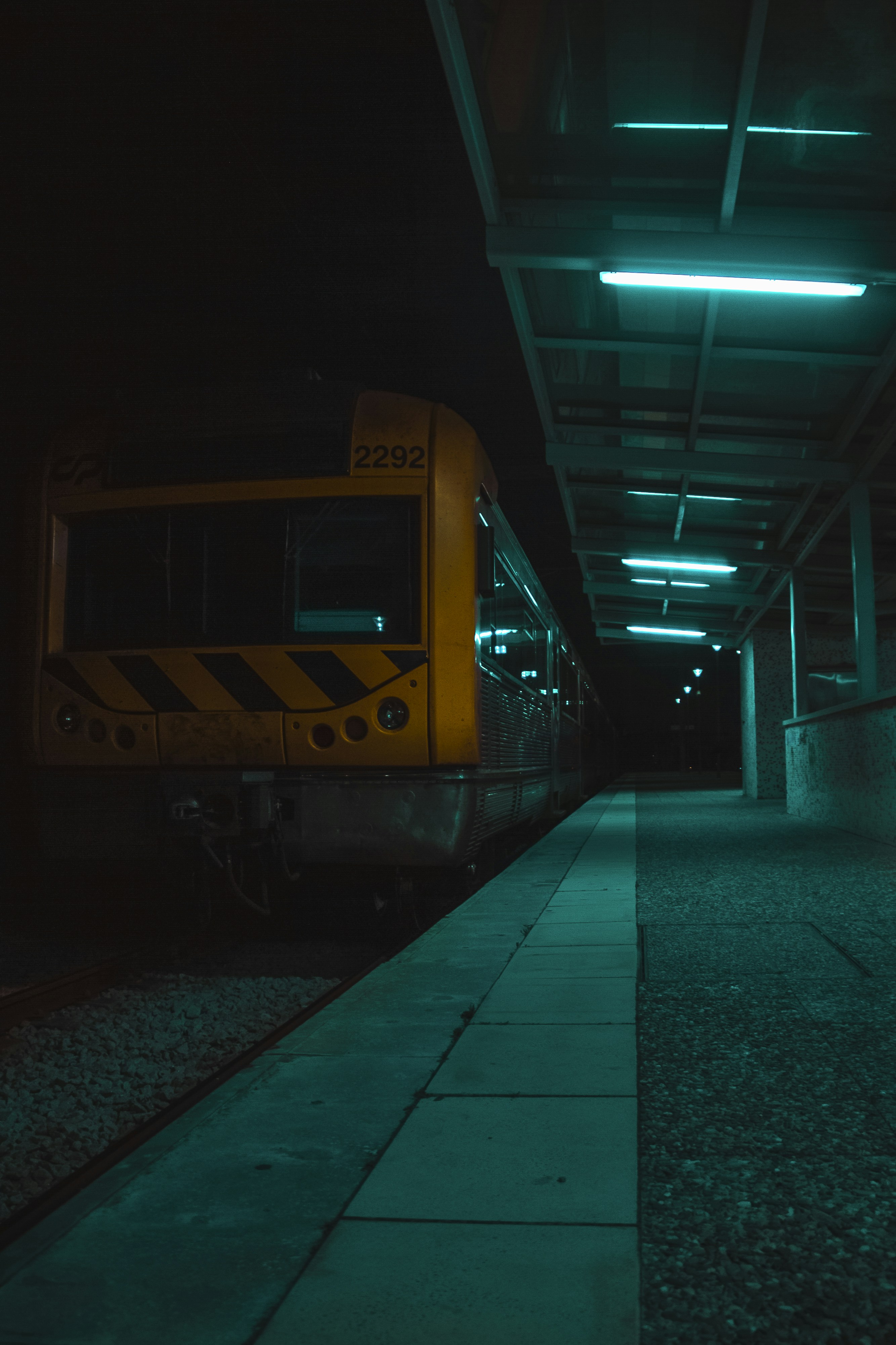 Night Platform: Neon Rails and the Silent Train