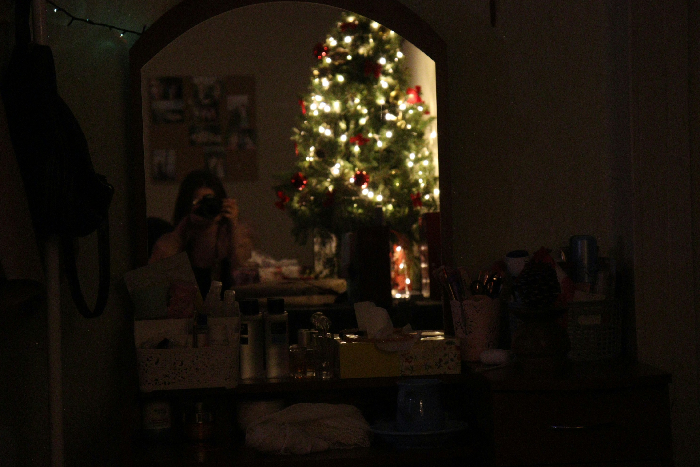 Dim Hall, Bright Tree: A Quiet Christmas Glow