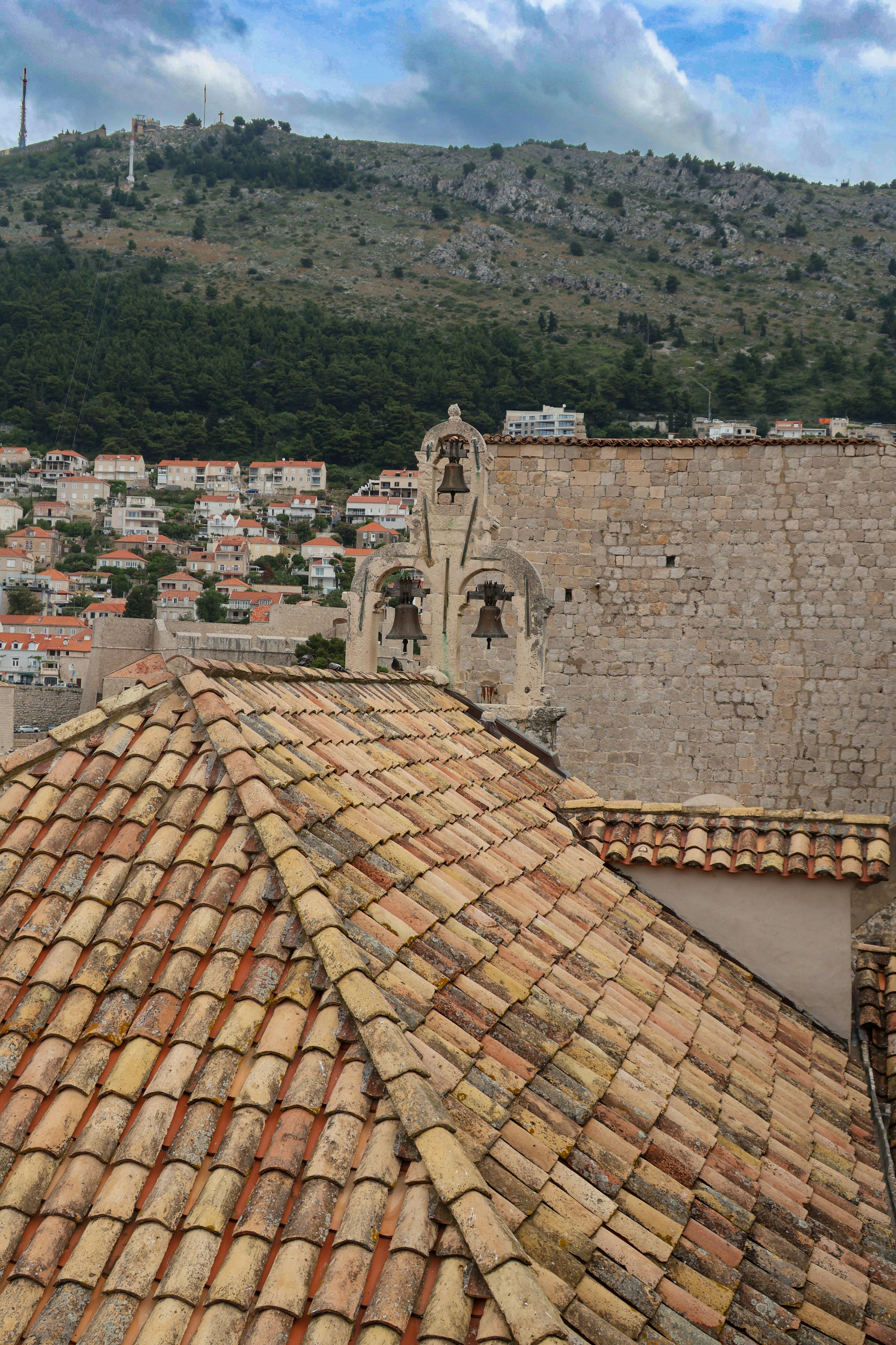 a view of a city from a roof of a building