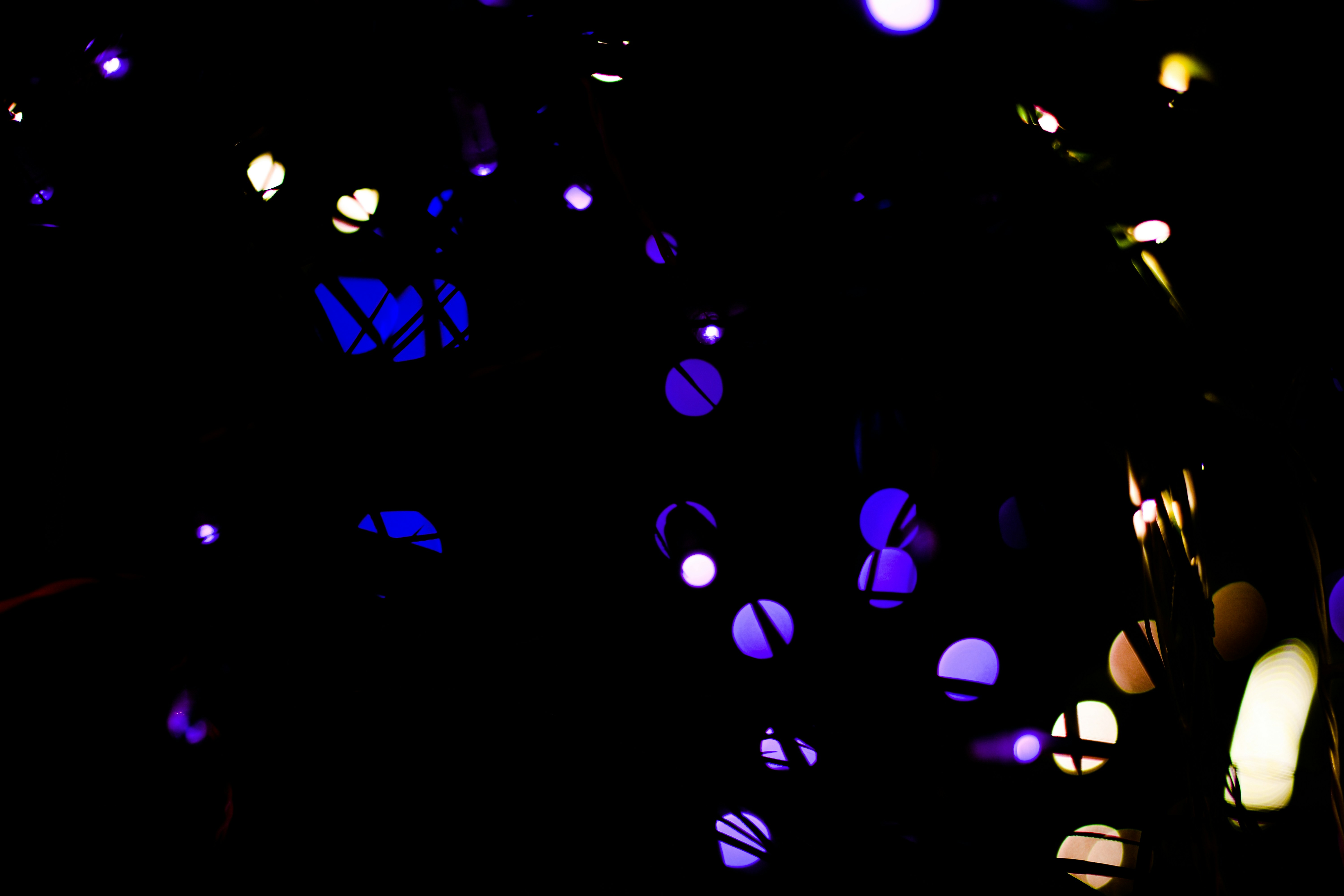 a bunch of lights that are lit up in the darkNeelakshi Singh