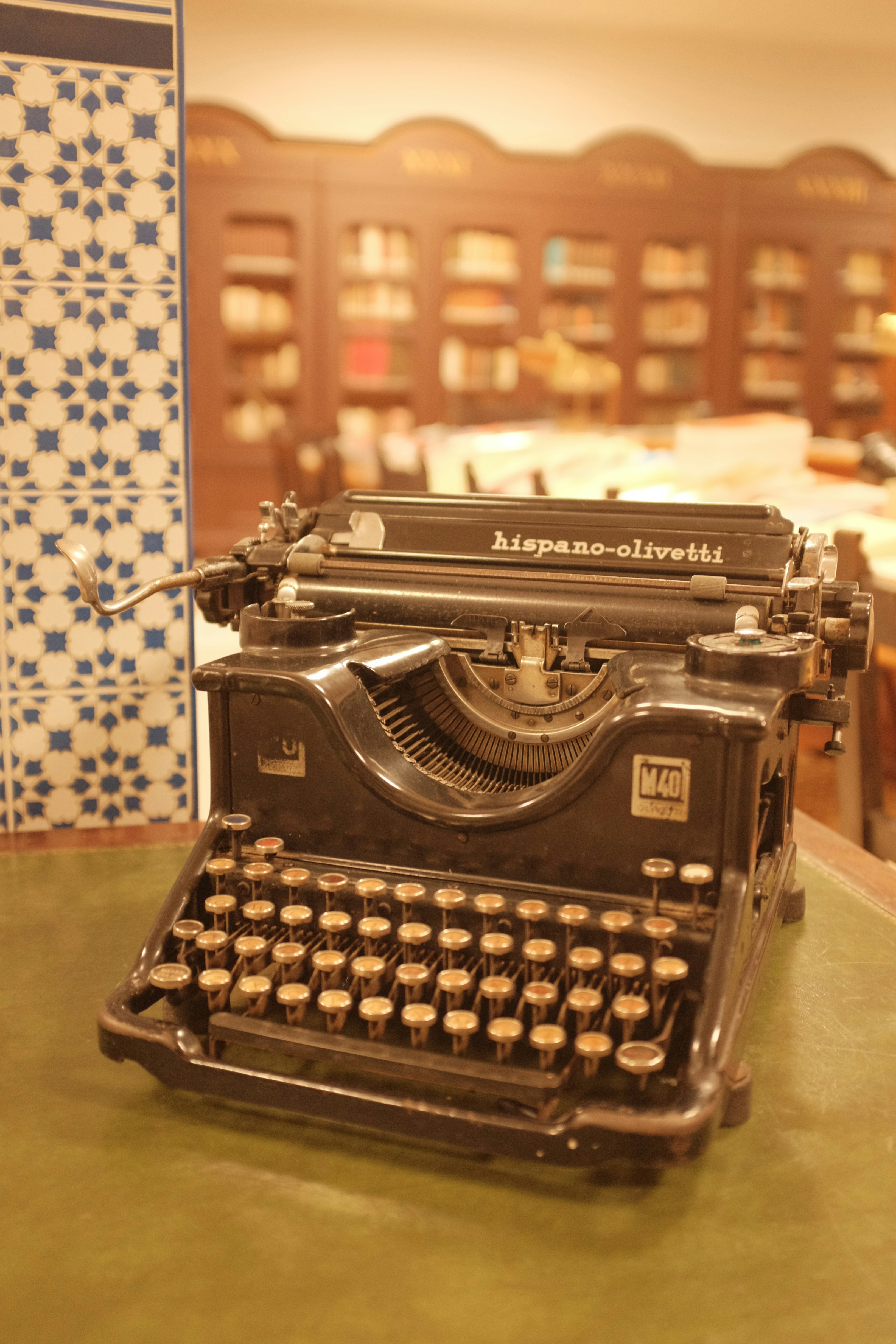 Amber Hours in a Quiet Library: The Hispano-Olivetti Typewriter at Rest