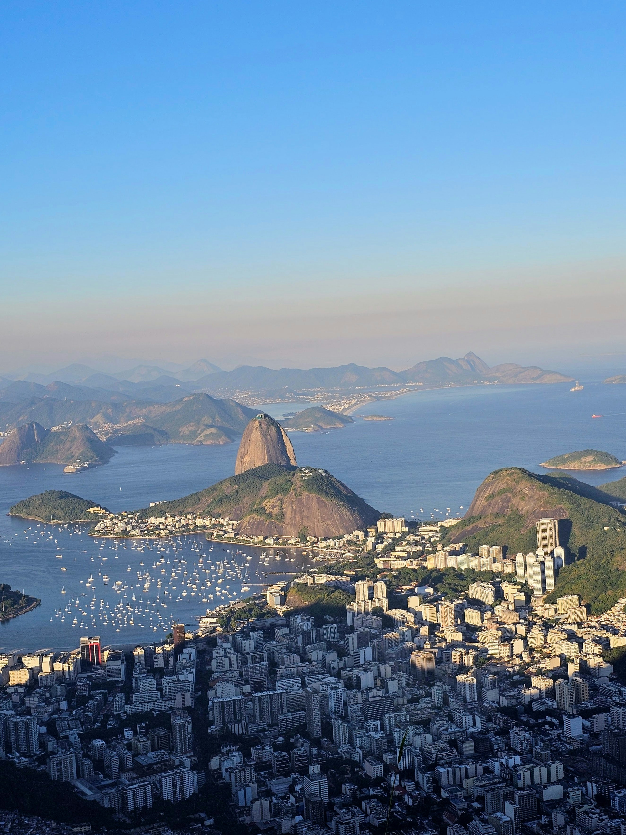 An aerial view of a city and a body of water photo – Free Botafogo ...