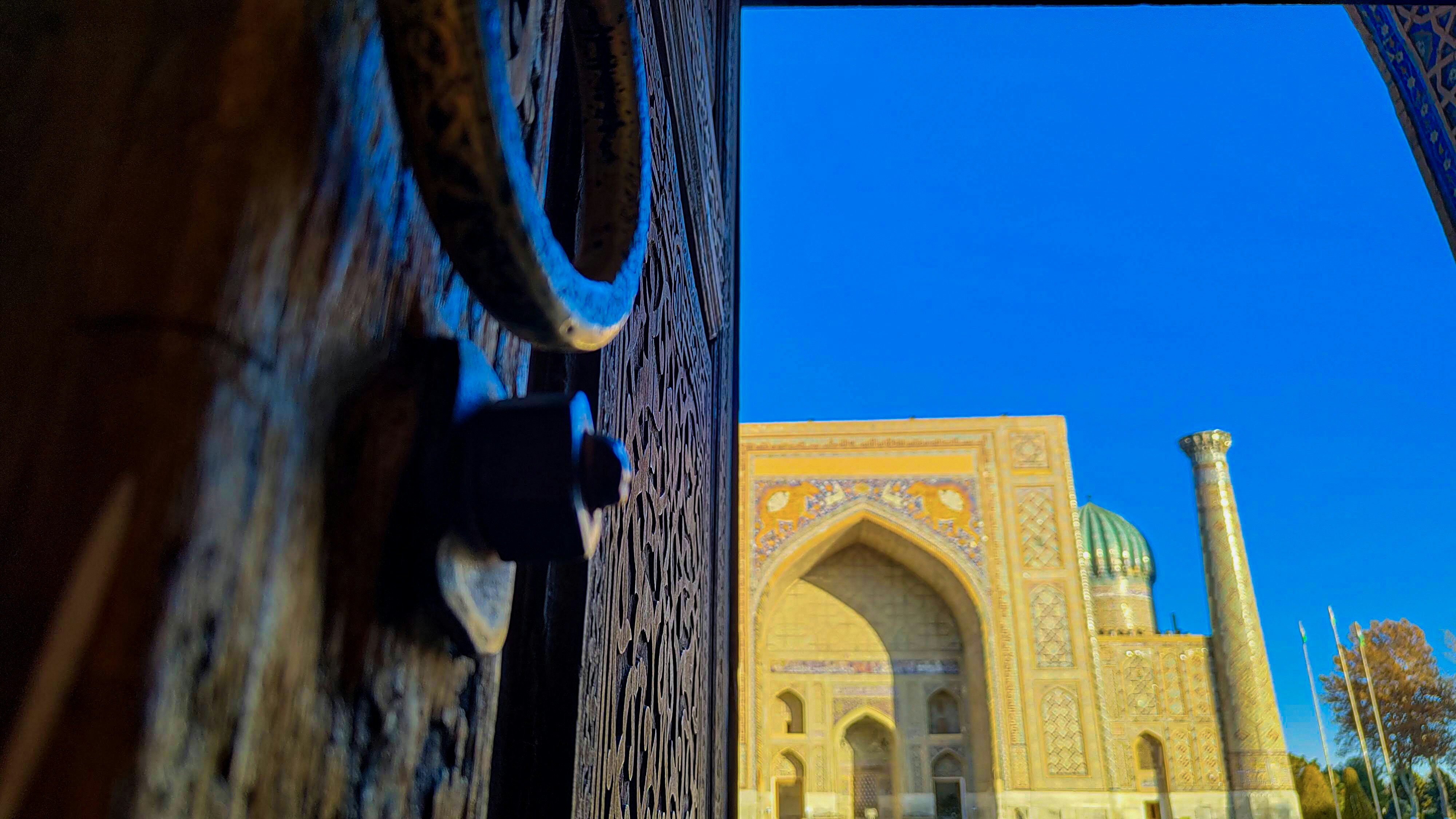 The Registan was the heart of the city of Samarkand of the Timurid Empire, now in Uzbekistan. The name Rēgistan means "sandy place" or "desert" in Persian.