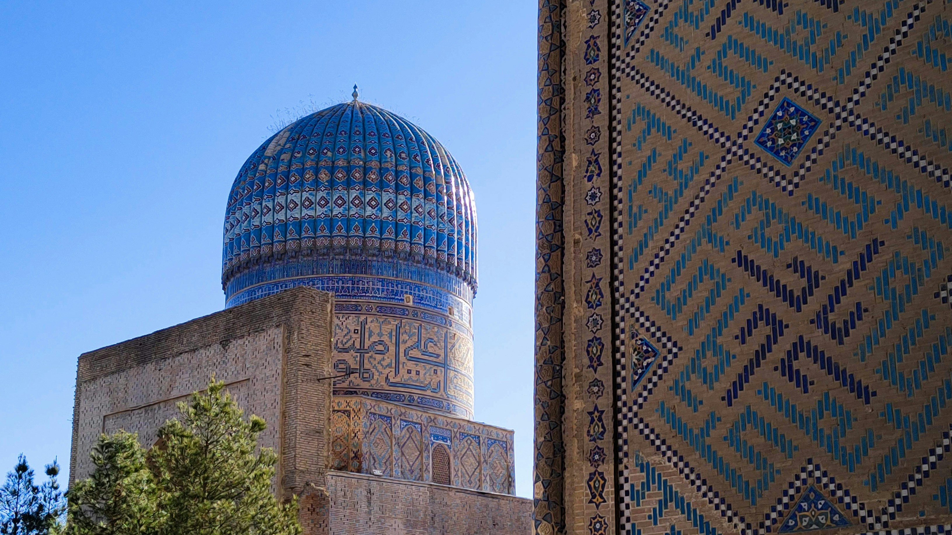 The Registan was the heart of the city of Samarkand of the Timurid Empire, now in Uzbekistan. The name Rēgistan means "sandy place" or "desert" in Persian.