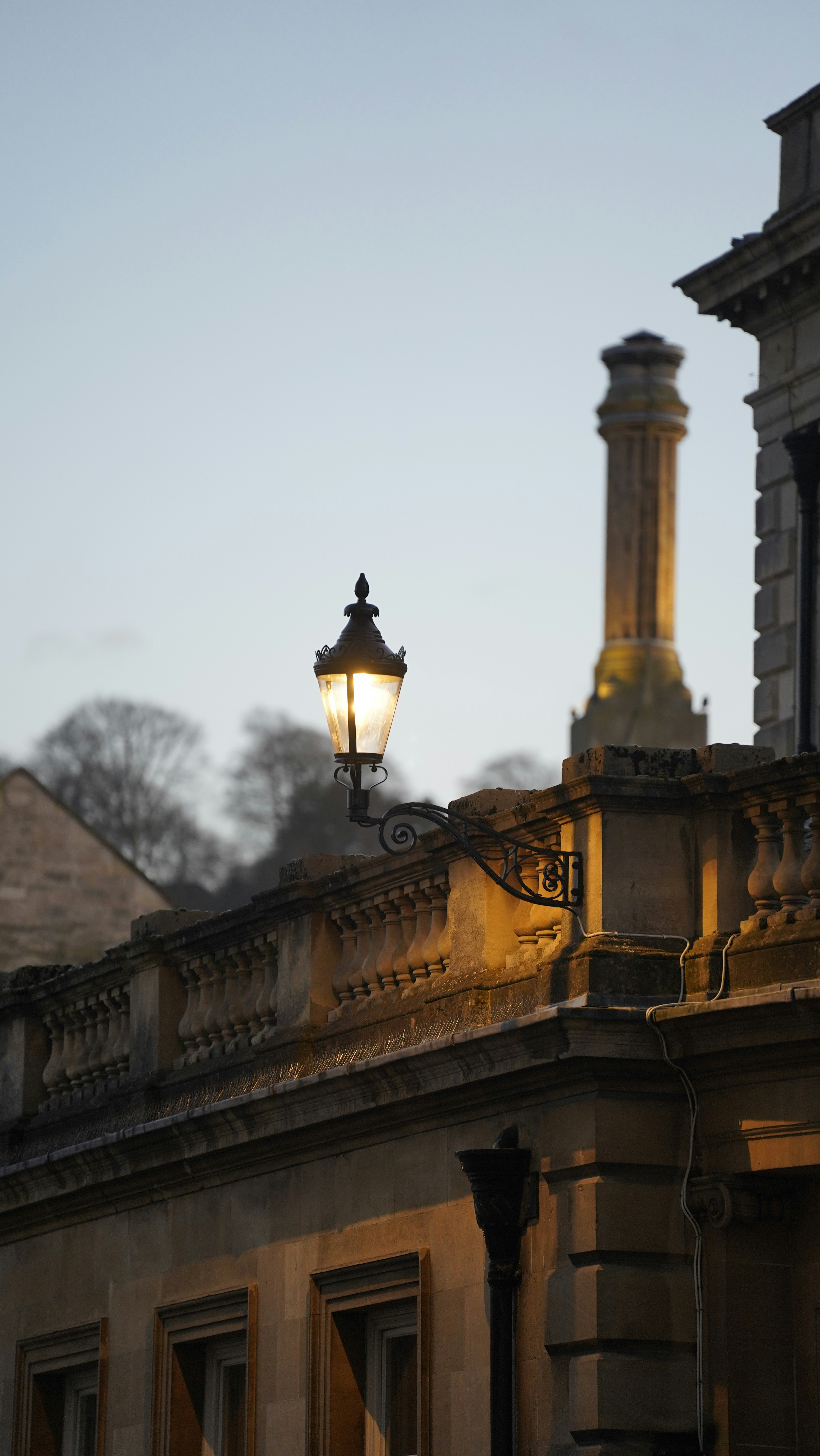 old street light in england