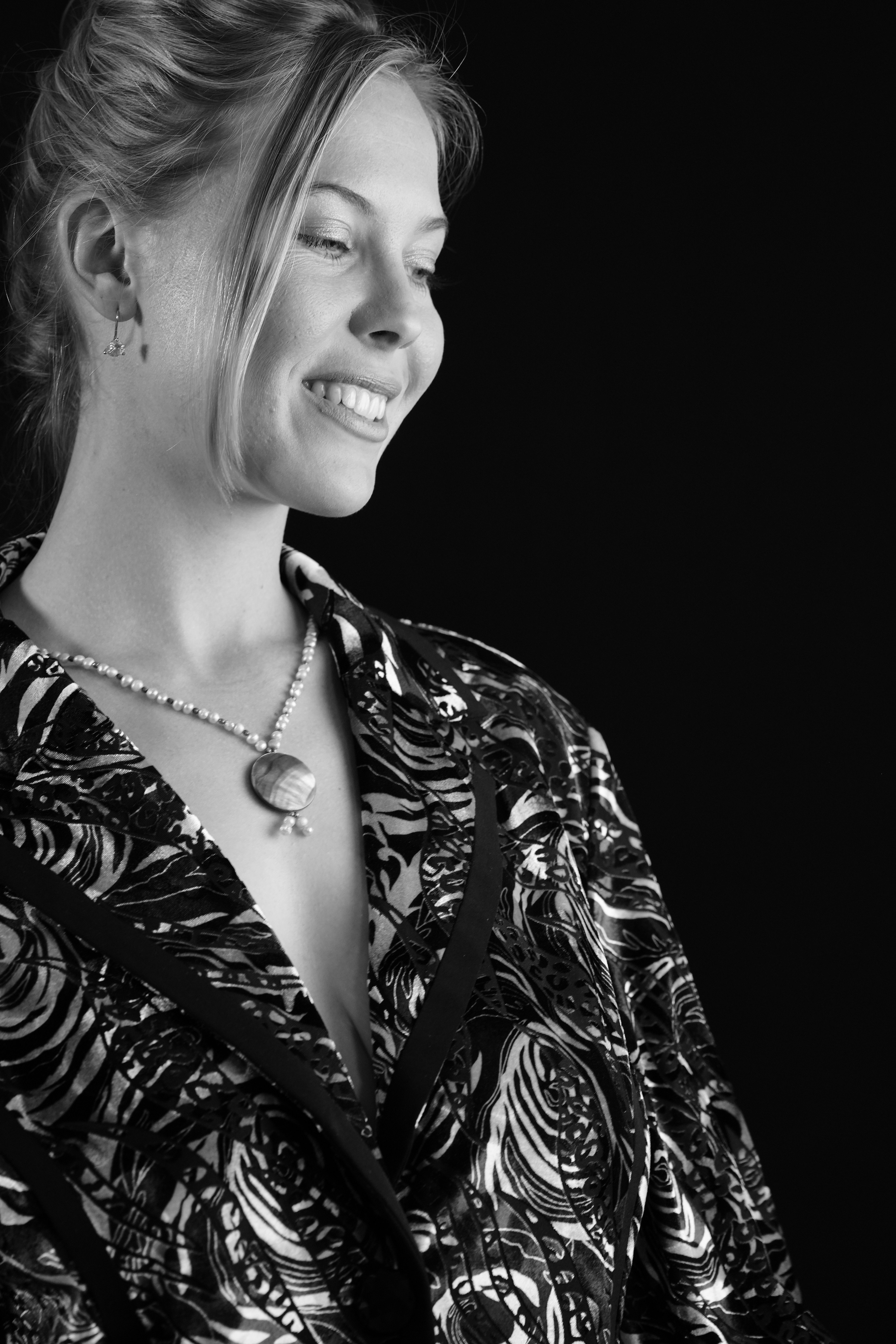 Elegance in Monochrome: A Portrait of Grace