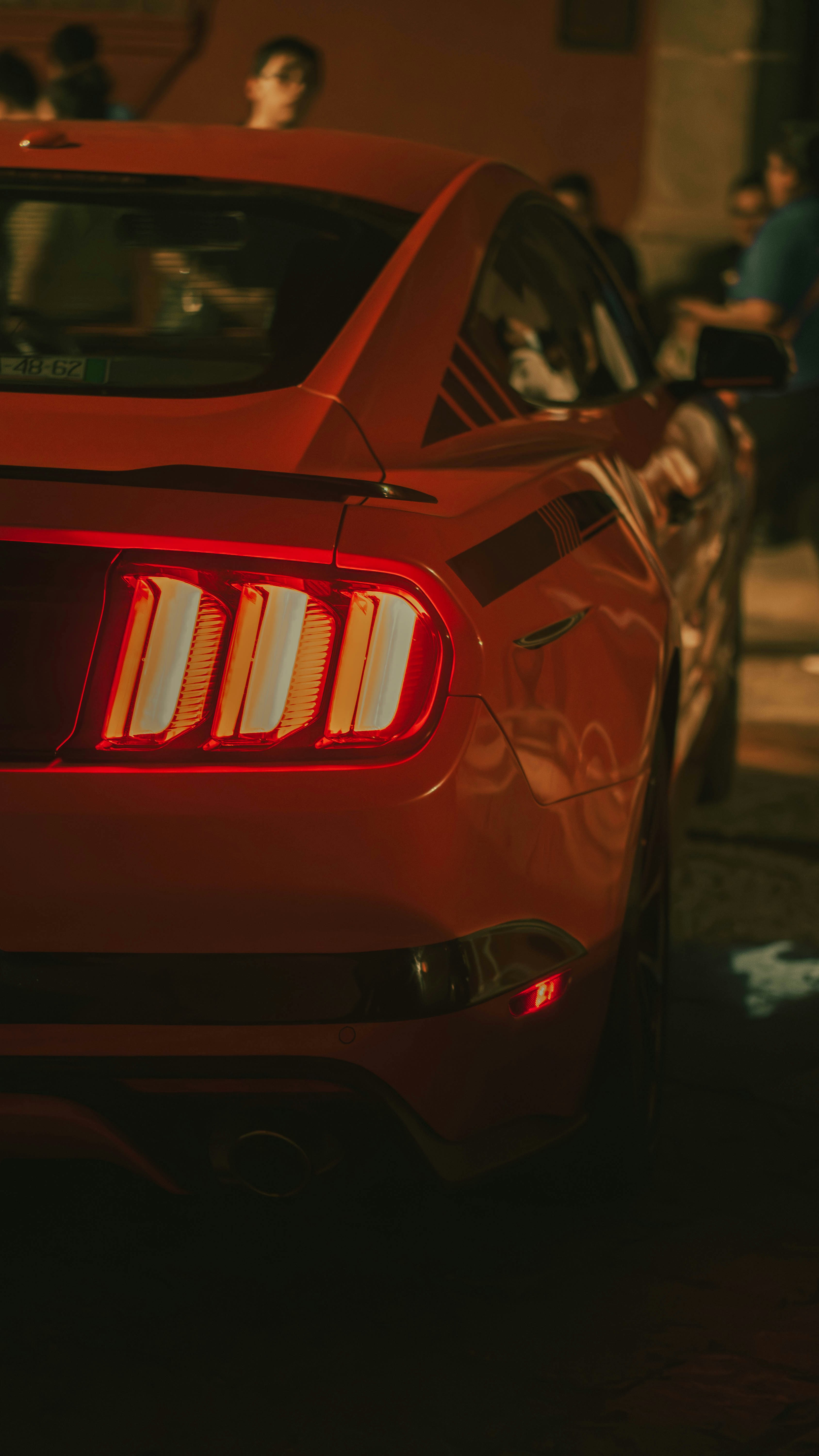 A close up of the tail lights of a red sports car photo – Free Oaxaca ...