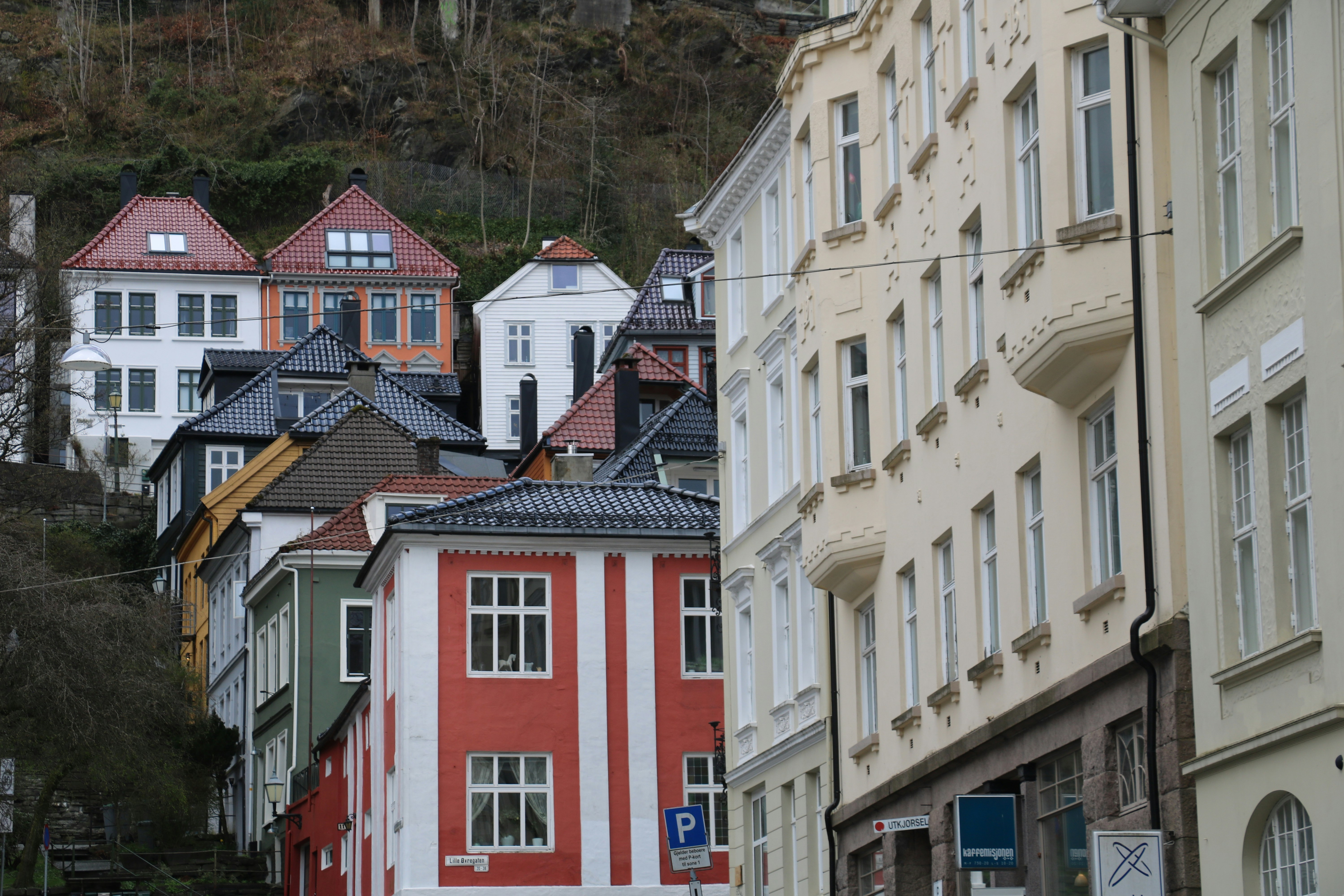Colorful Facades Climb the Hill: A Quiet European Street Portrait