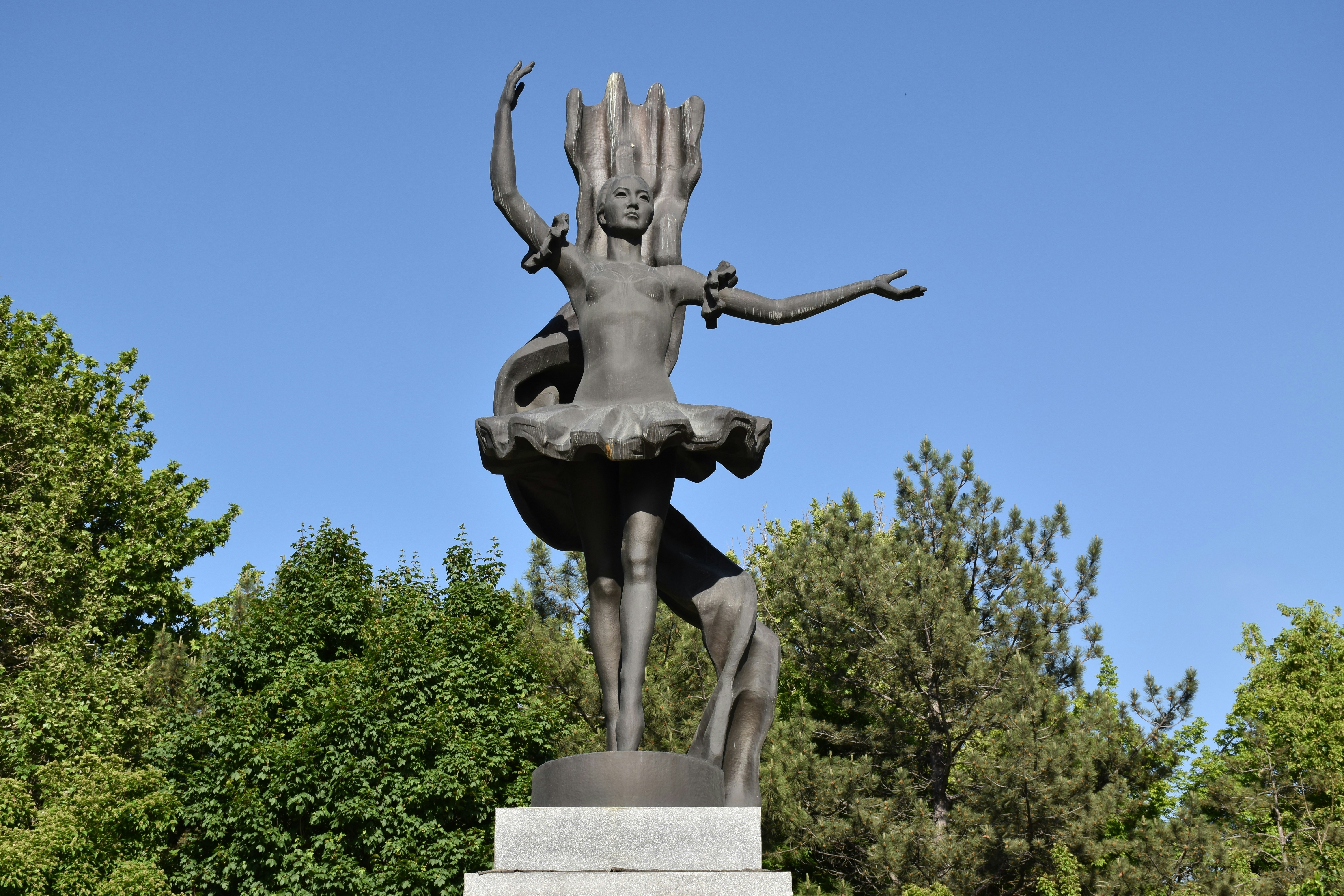 Bronze Dancer Reaching for the Sky