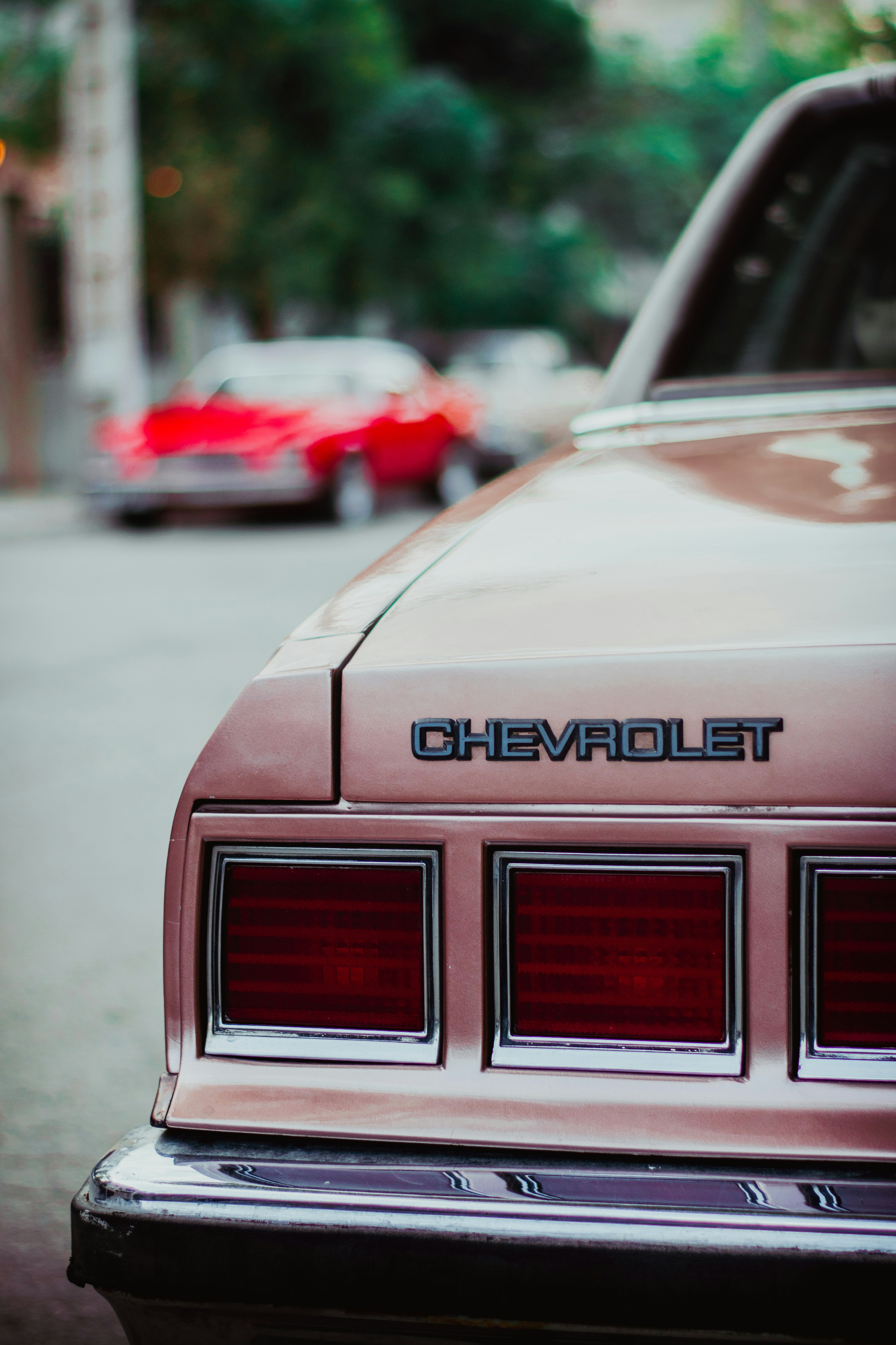 A close up of the rear end of a car photo – Free Classic car Image on ...