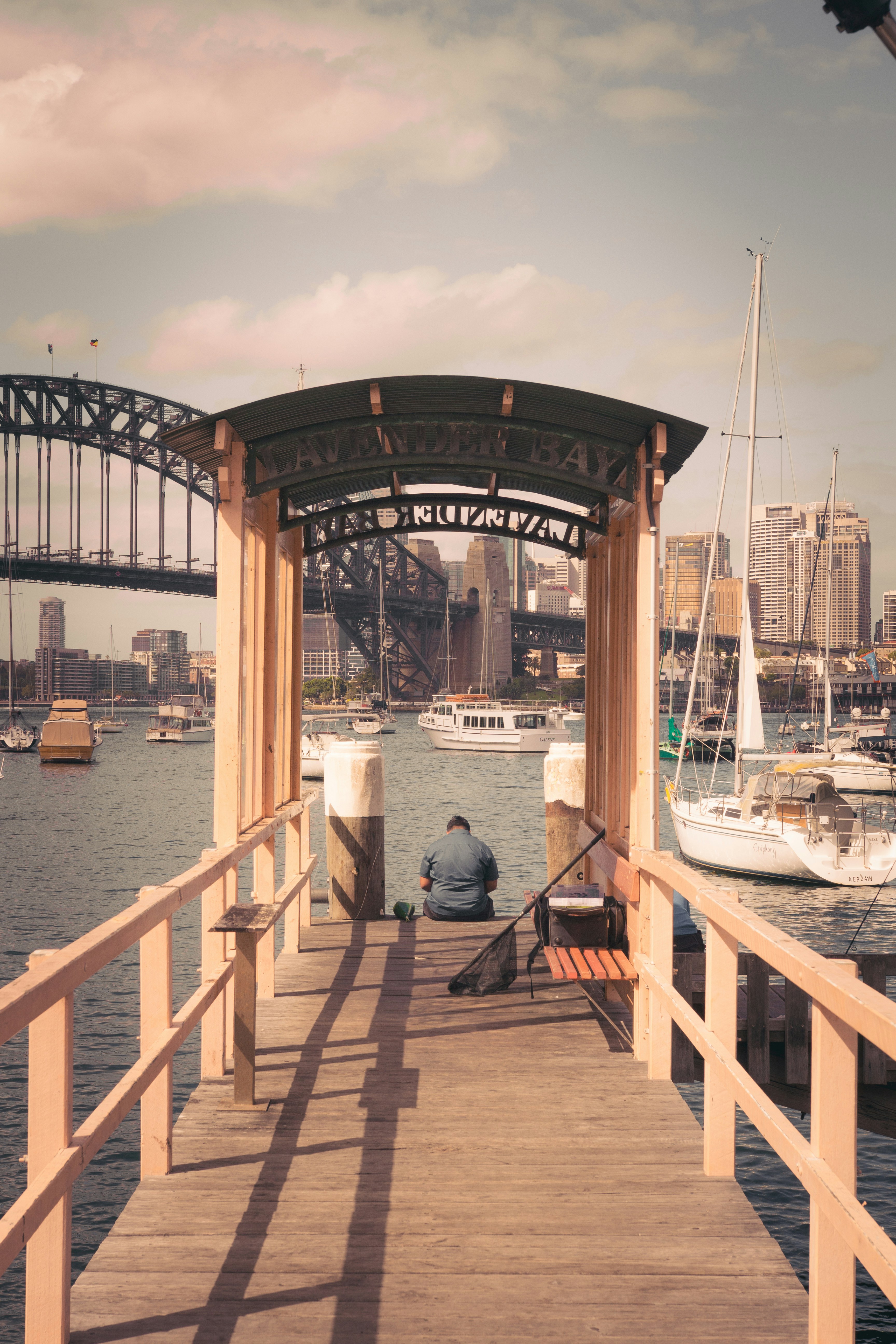 Pier to the Harbor: A Quiet Moment Under the Barking Arch