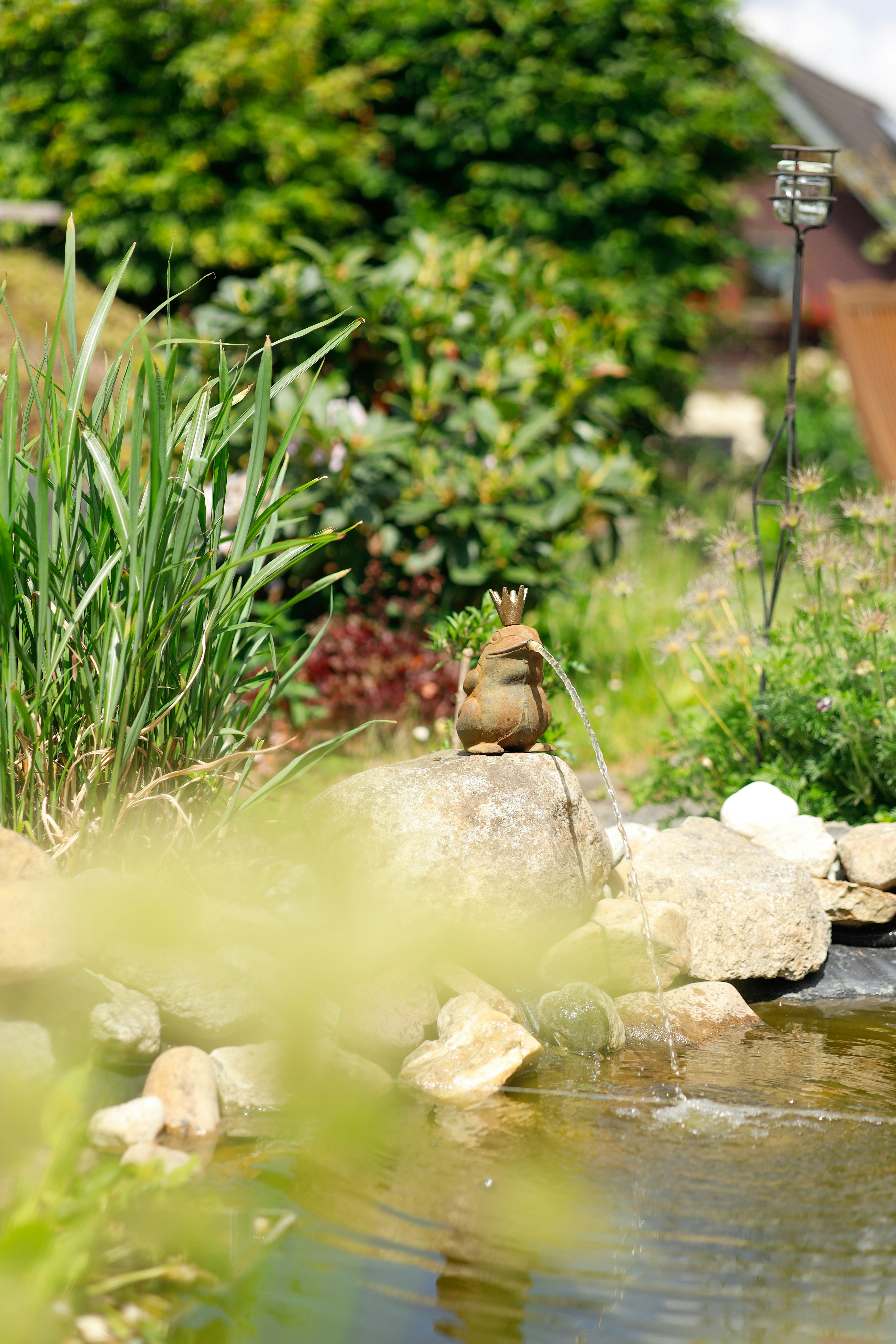 Stone Owl Sentinel: A Quiet Garden Water Feature