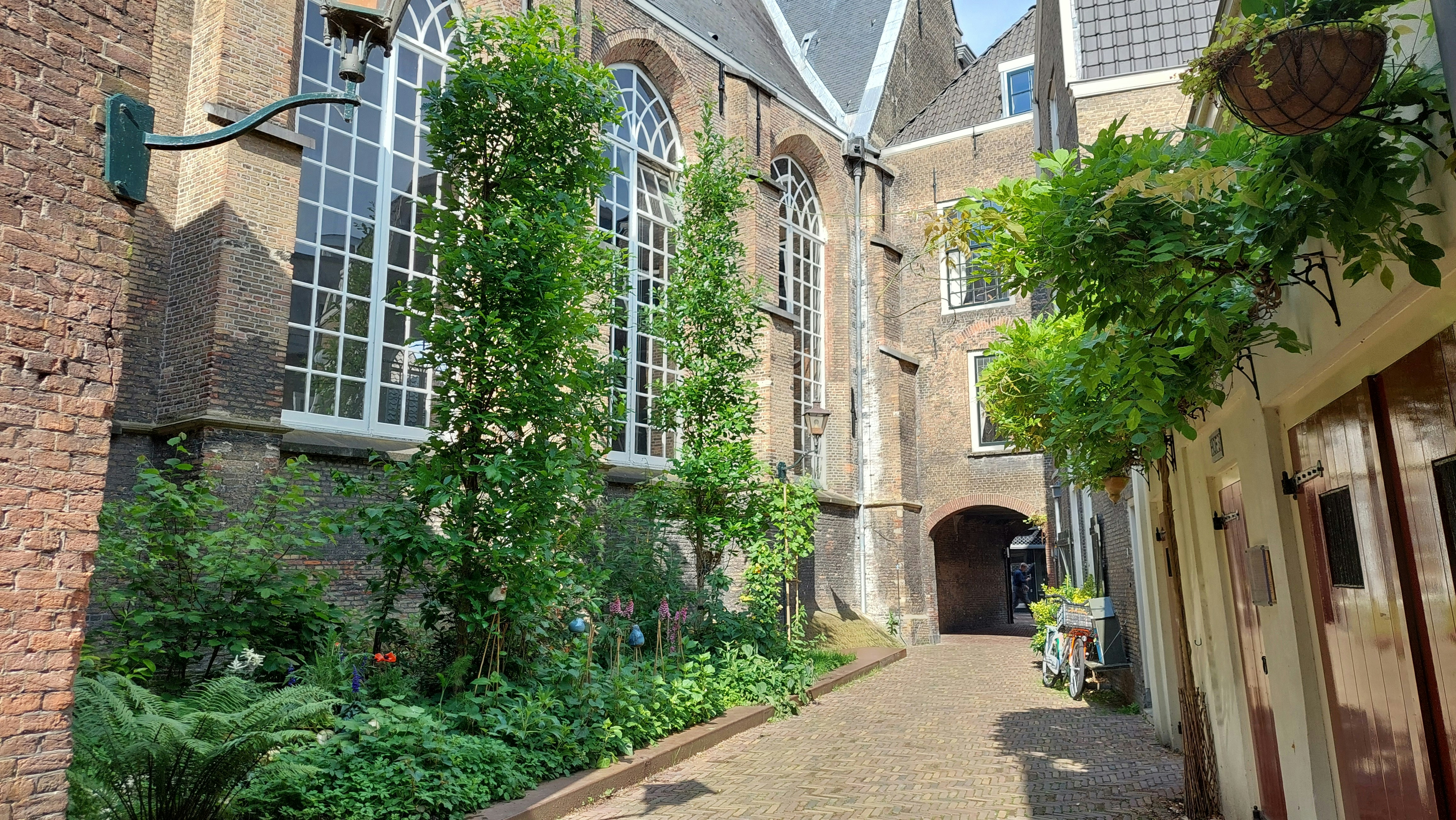 Archway of Quiet Light: A Brick Courtyard Garden