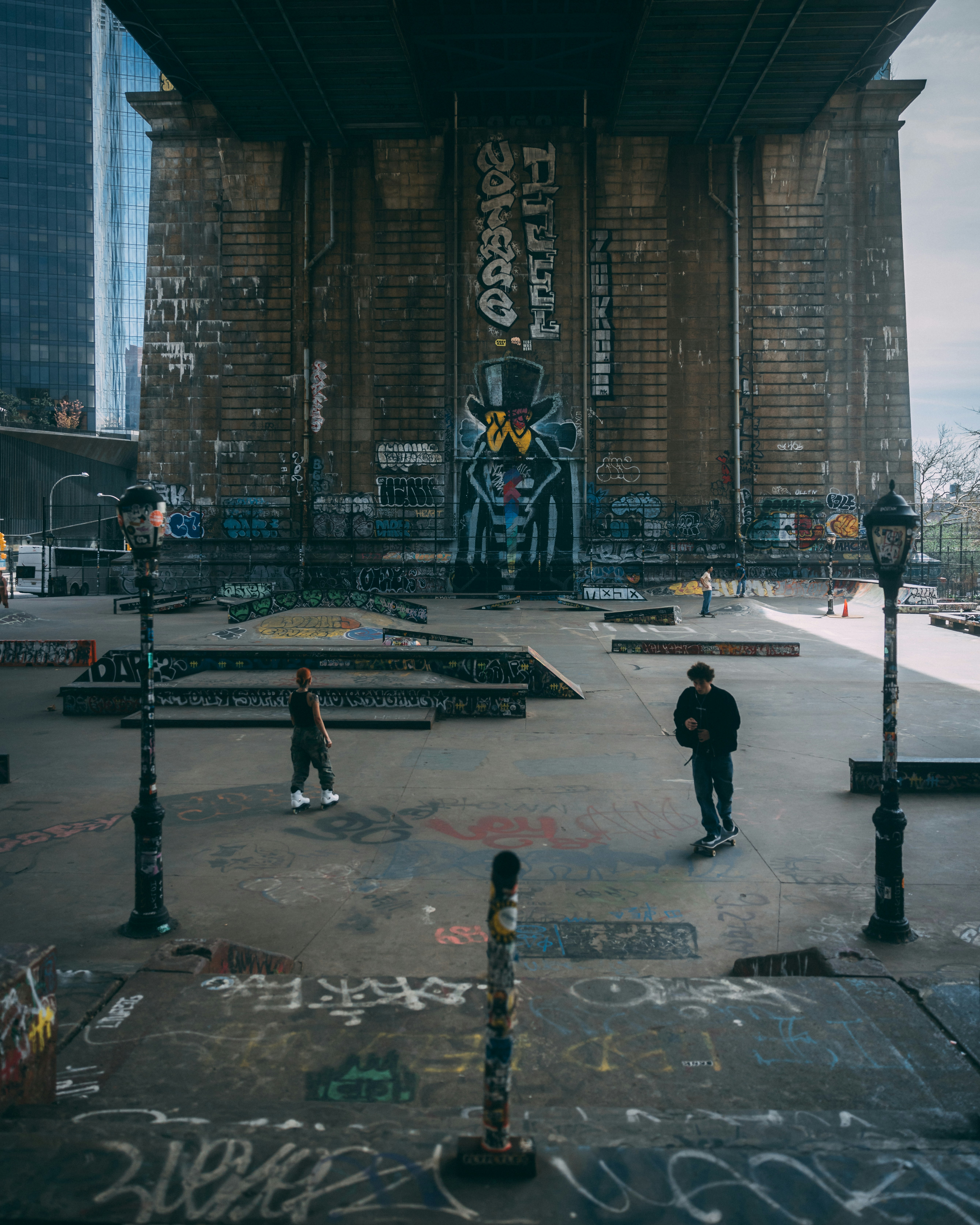 Graffiti Cathedral Under the Bridge: A Concrete Playground