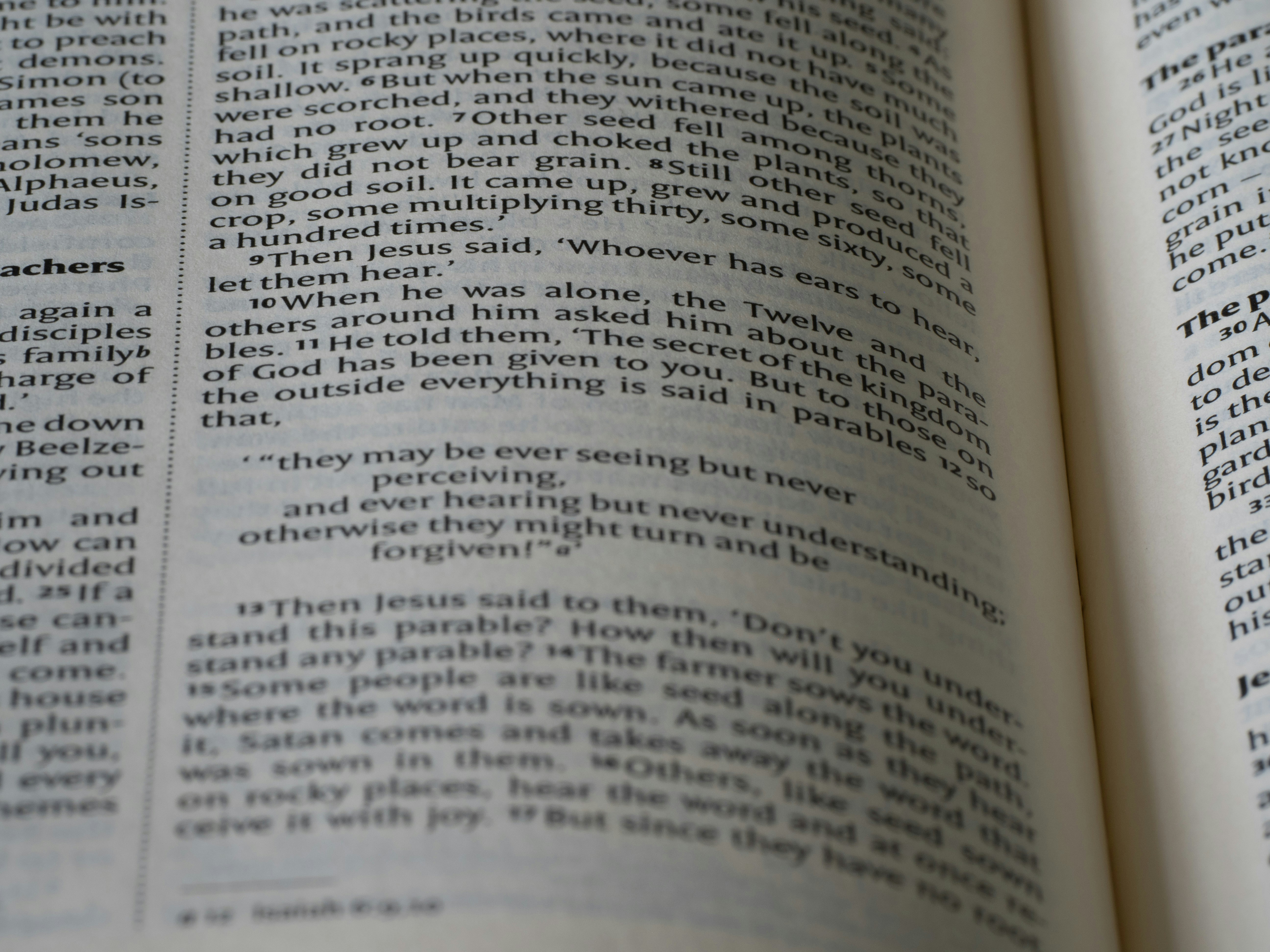 A close up of an open book with text photo – Free Reading Image on Unsplash