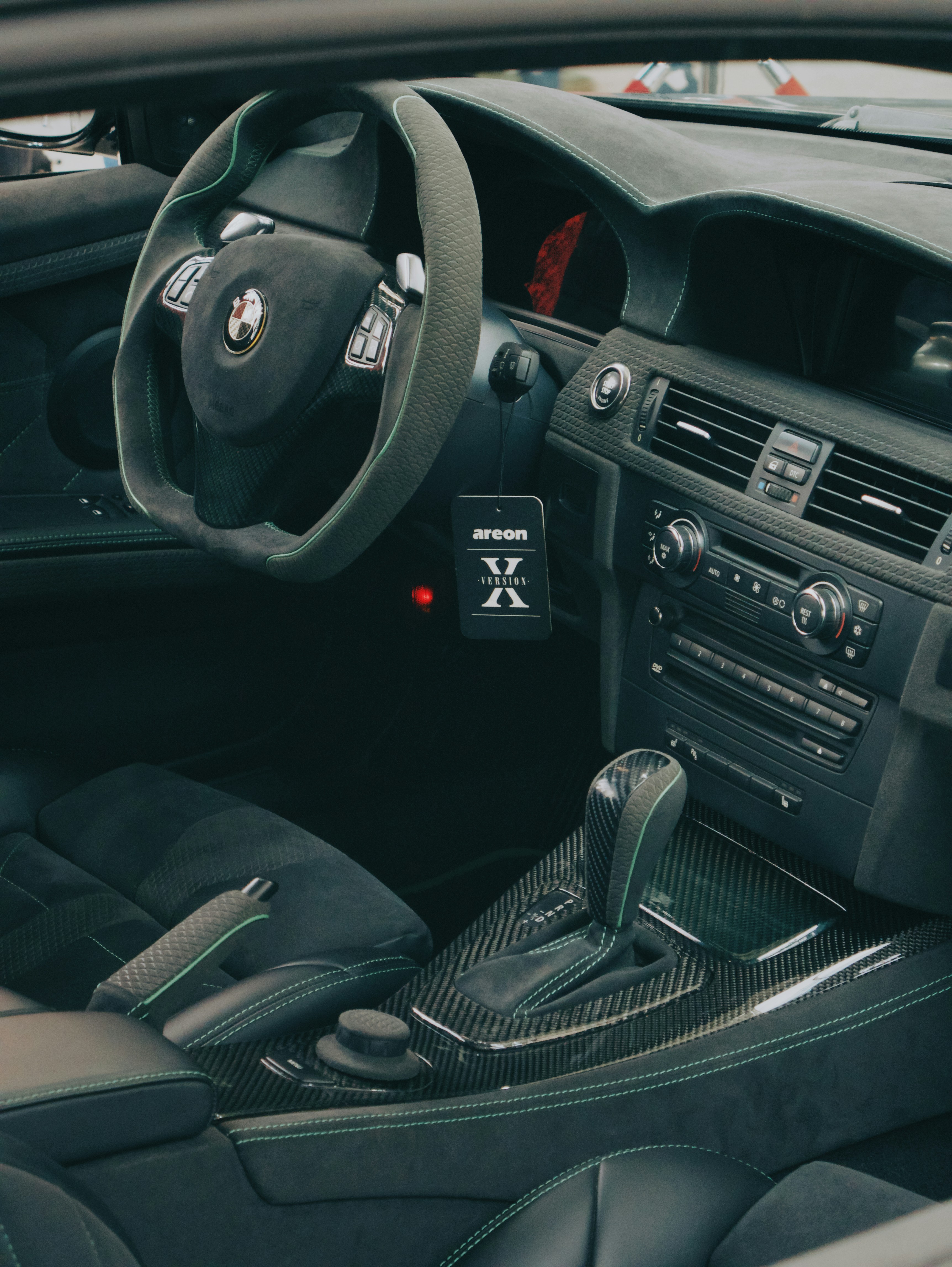 Carbon-Weave Cockpit: a BMW Interior Bathed in Subtle Light