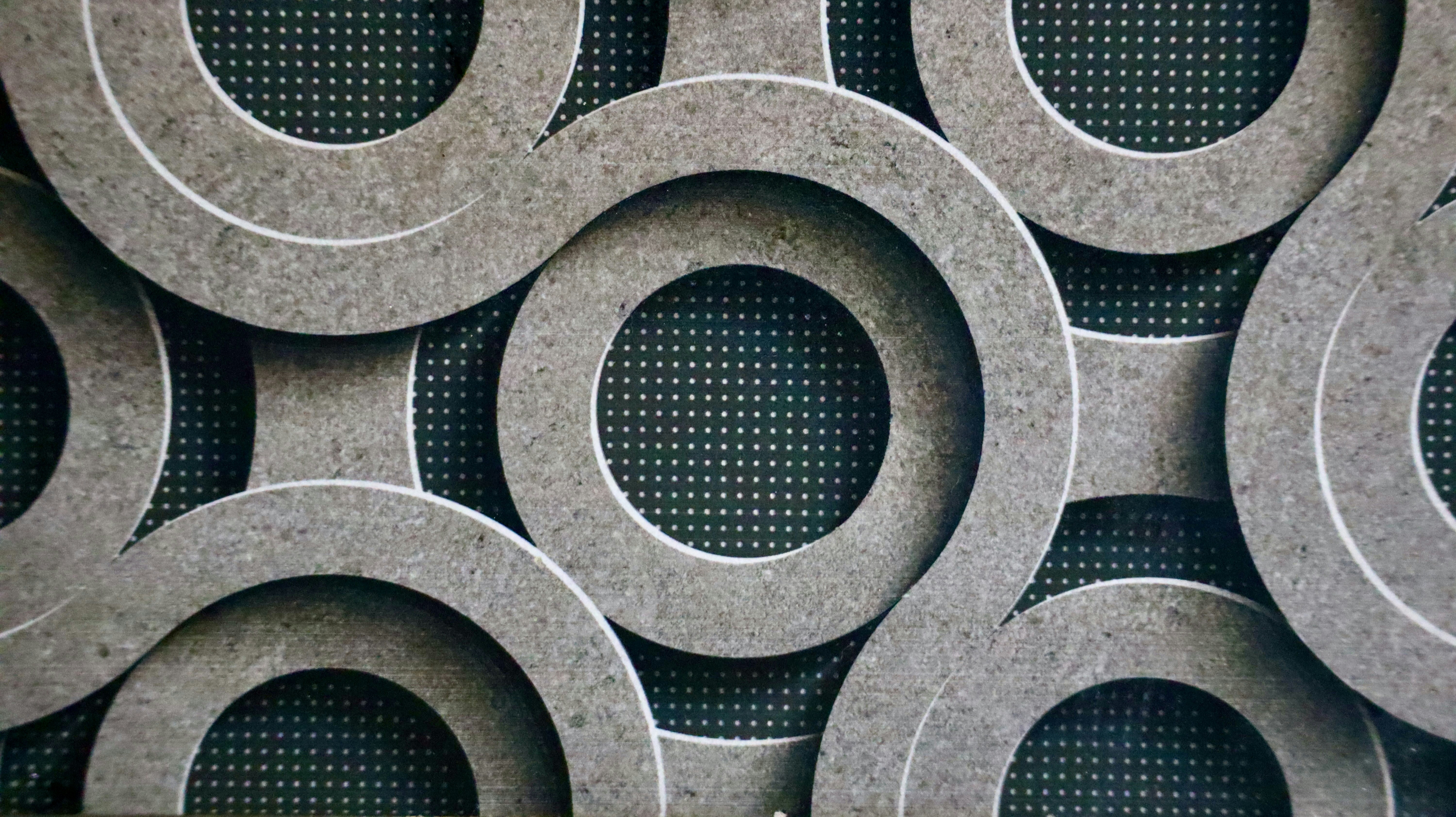 Concentric Echoes: A Macro Study of Interlocking Rings