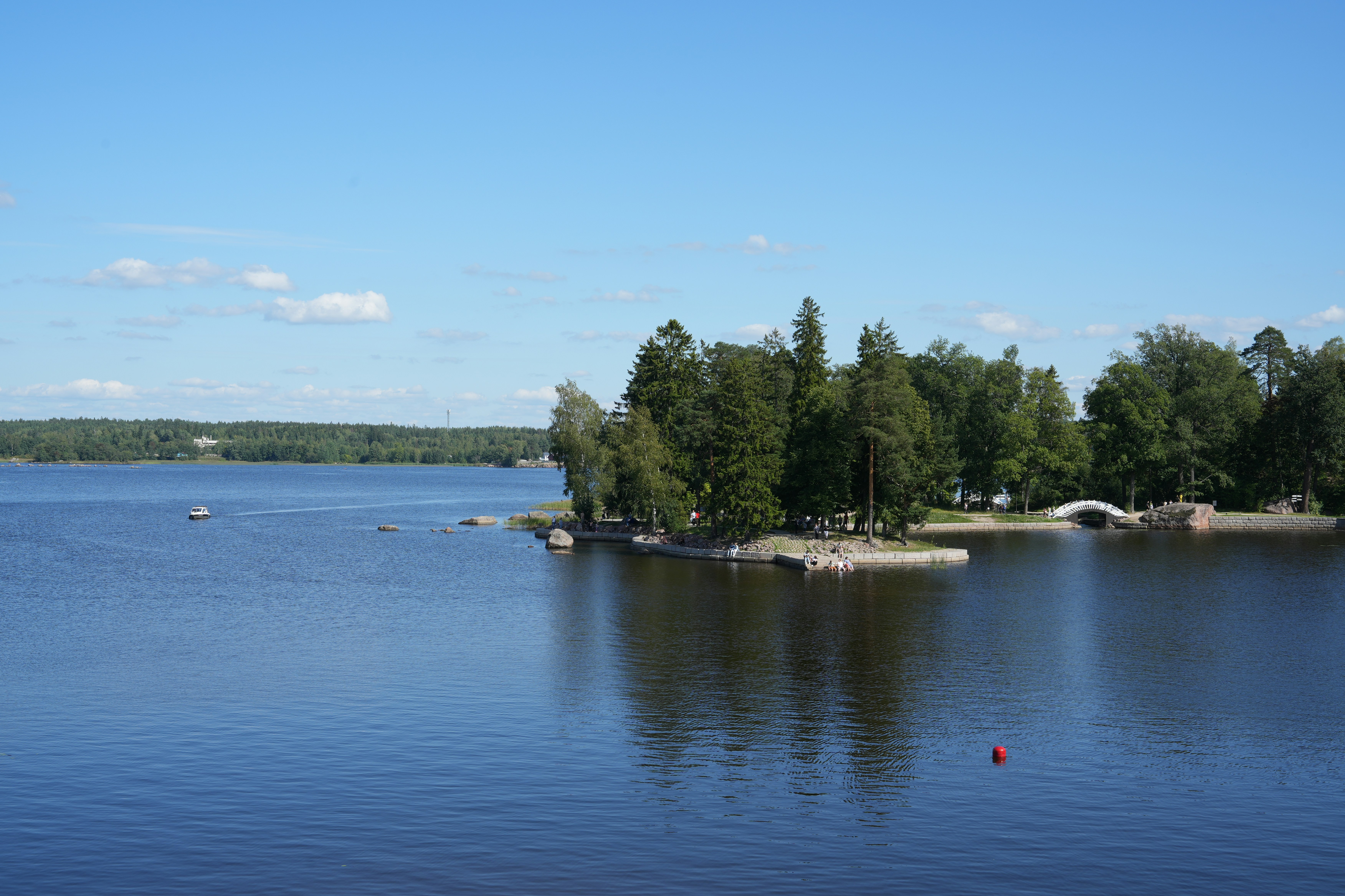 Vyborg, monrepos park, Palatki island