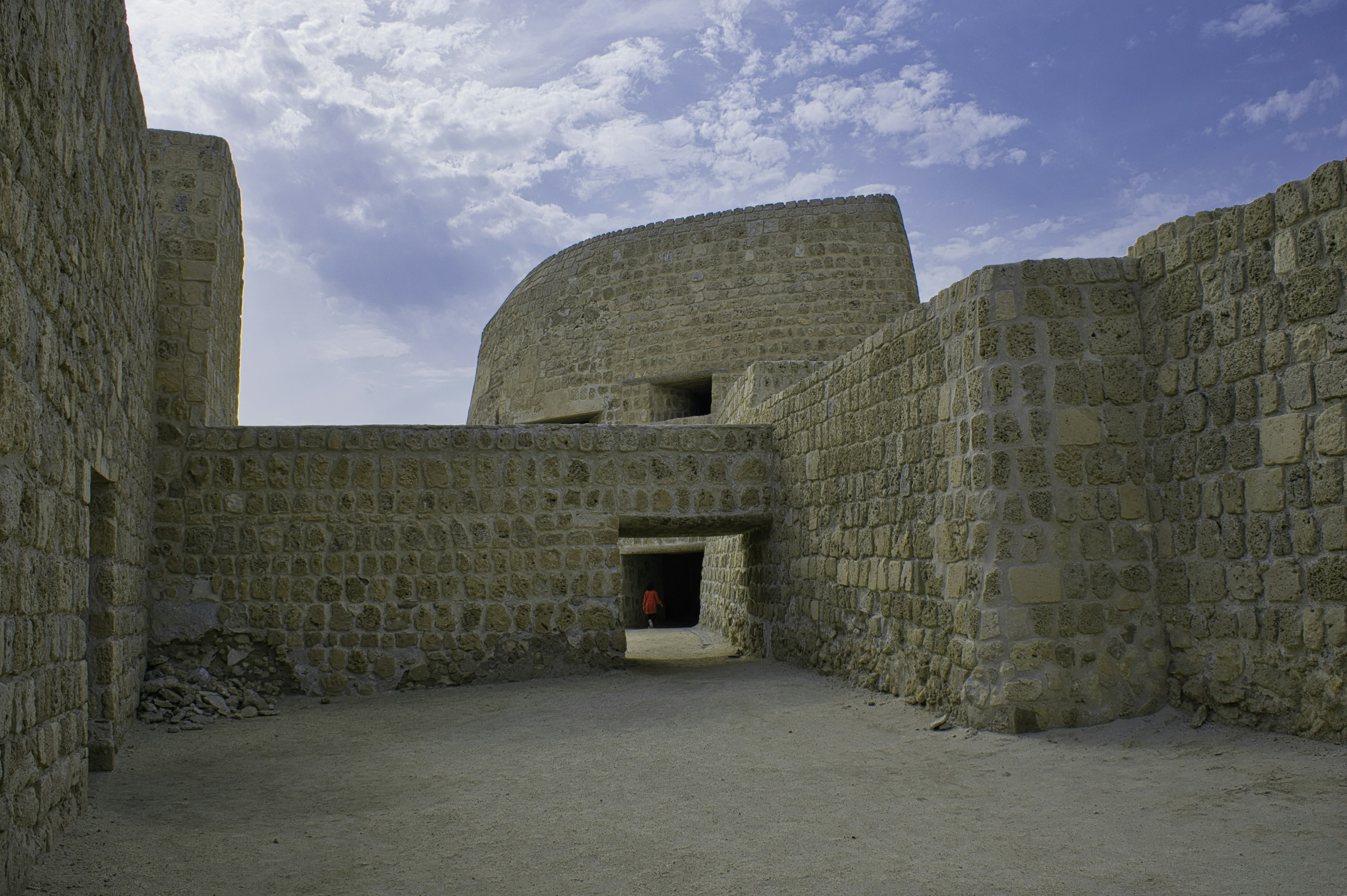 The Qalat Al Bahrain. A historical site in Bahrain recognized by UNESCO.