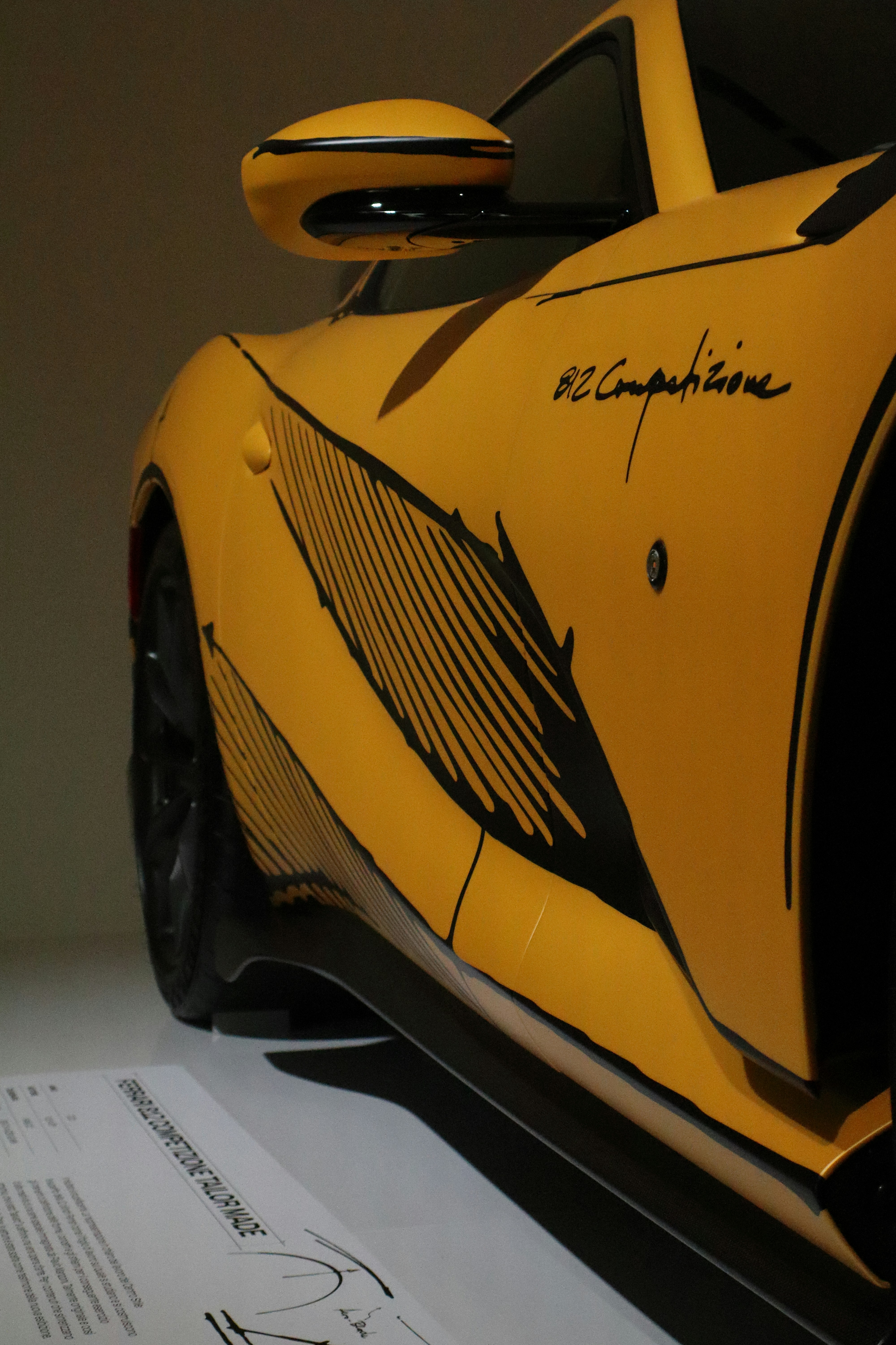 Stripes in the Sun: Anatomy of a Yellow Exotic's Side Panel