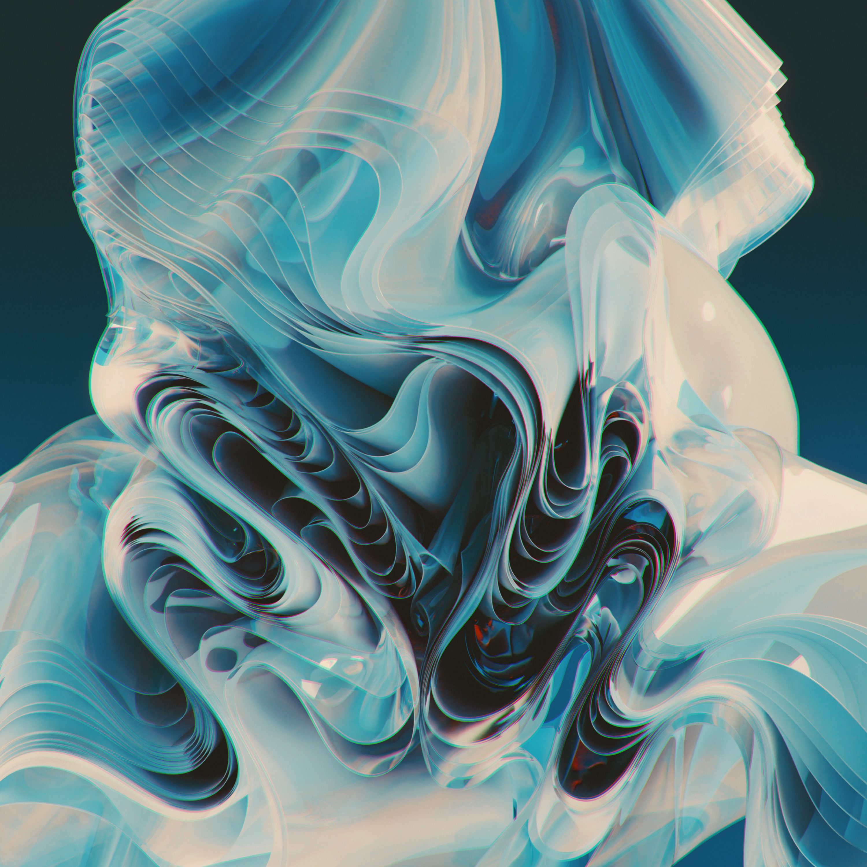 Une peinture abstraite bleue et blanche du visage d’une femme photo ... Une peinture abstraite bleue et blanche du visage d’une femme photo ...