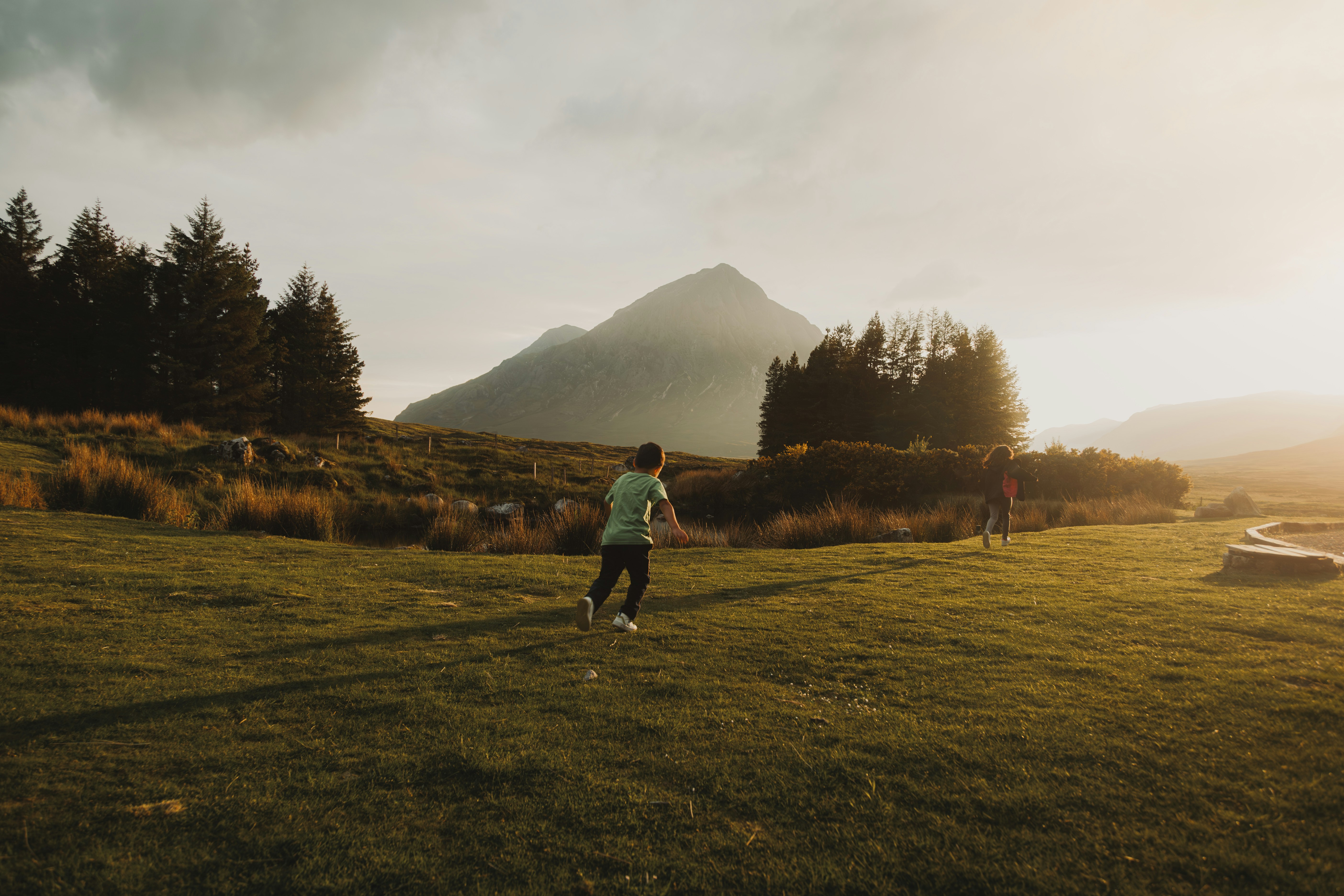 Sunlit Adventure in the Scottish Highlands
