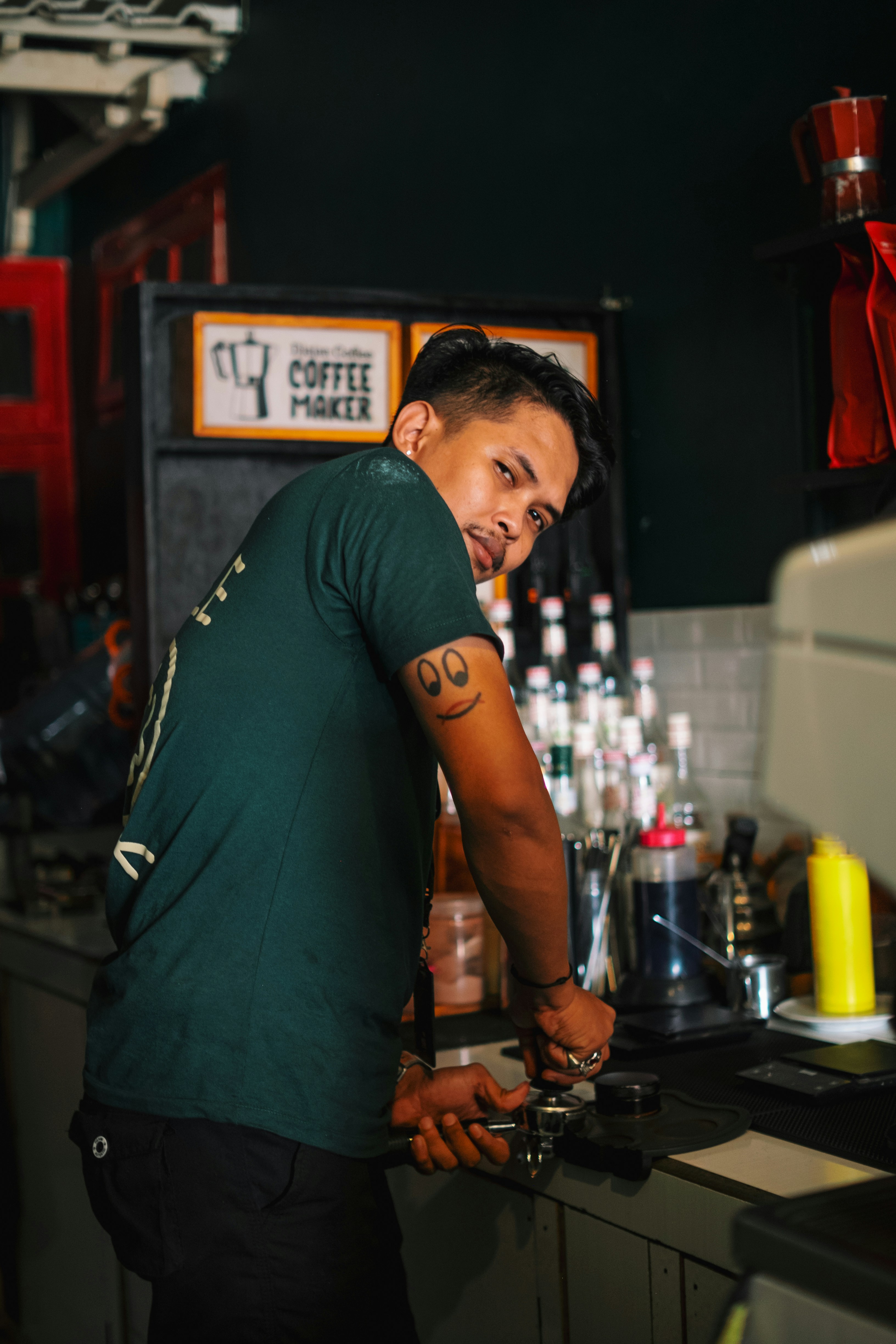 Barista in Focus: Crafting Espresso and Character