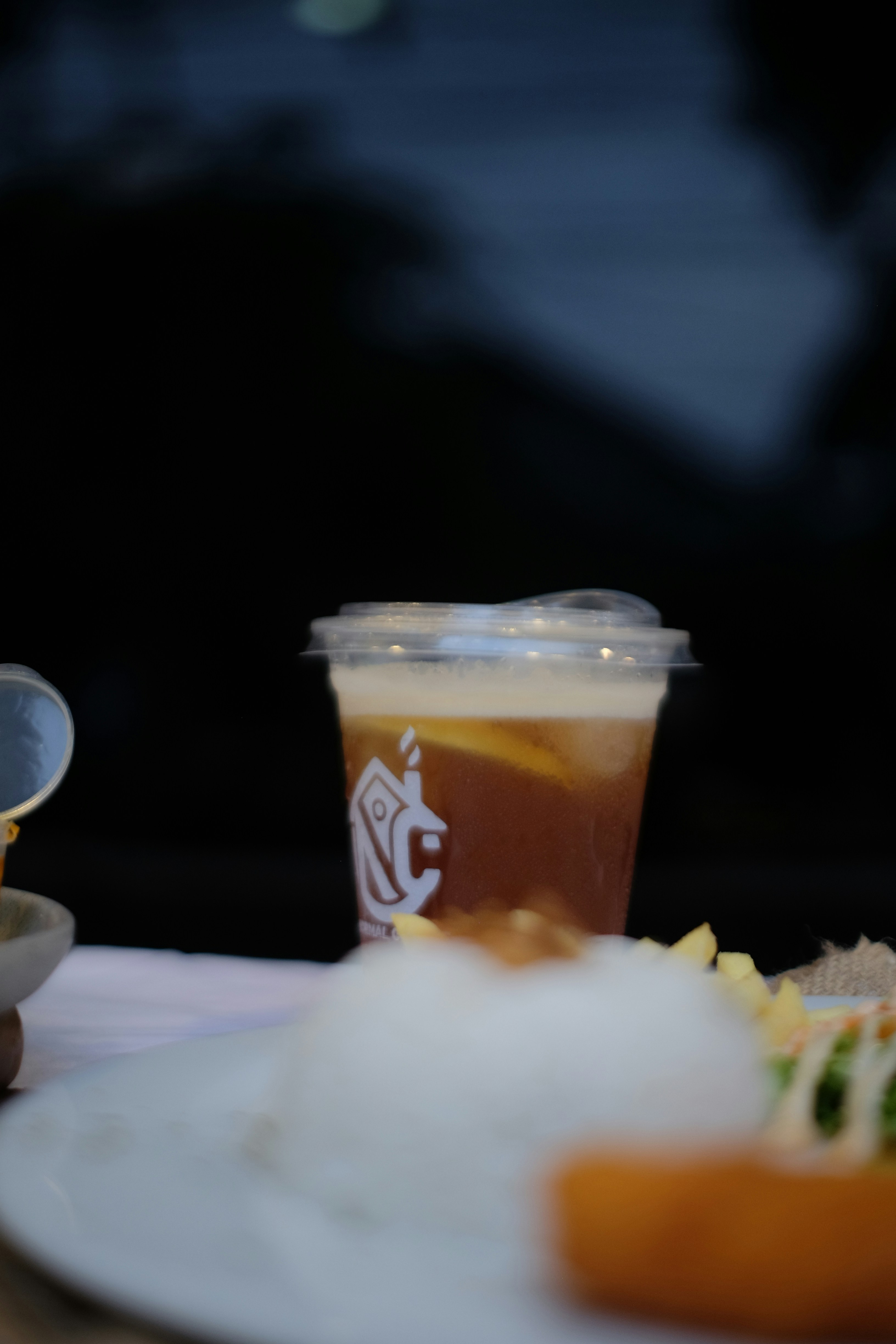 Soft Focus Bistro: A Cold Brew and a Blur of Plates