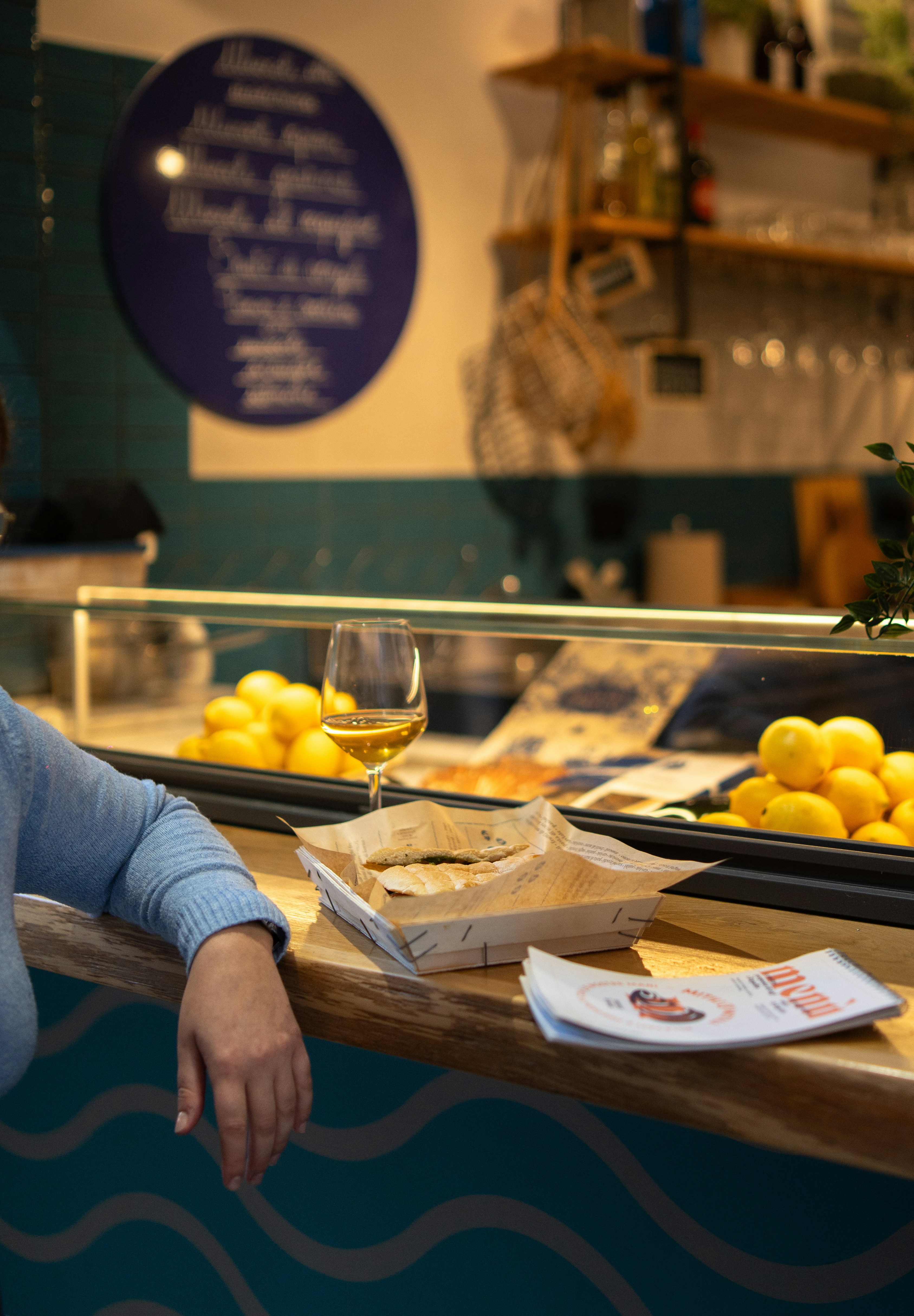 Behind-the-Glass Indulgence: Lemon Tart and Quiet Afterglow