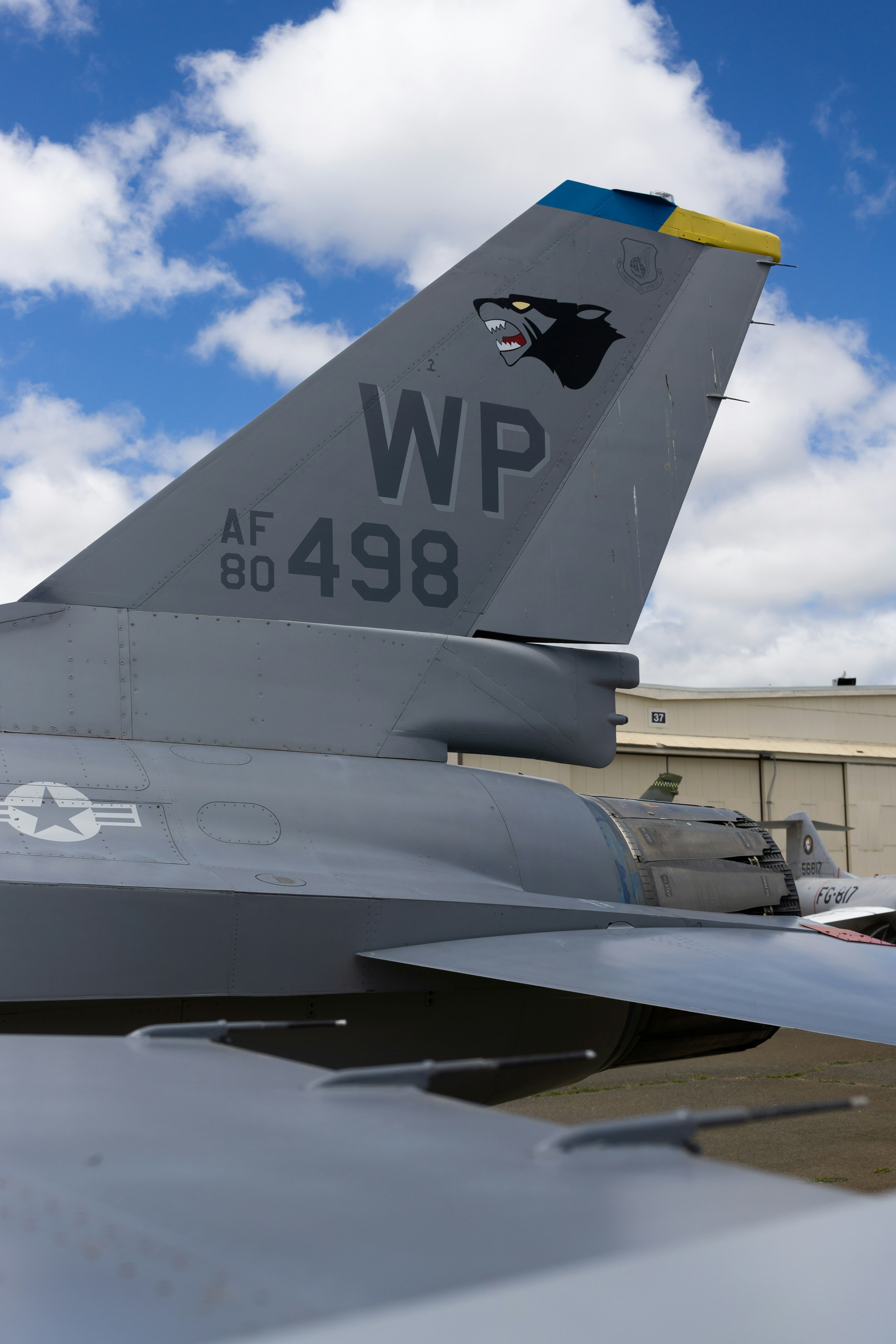 A close up of the tail end of a fighter jet photo – Free Pearl harbor ...
