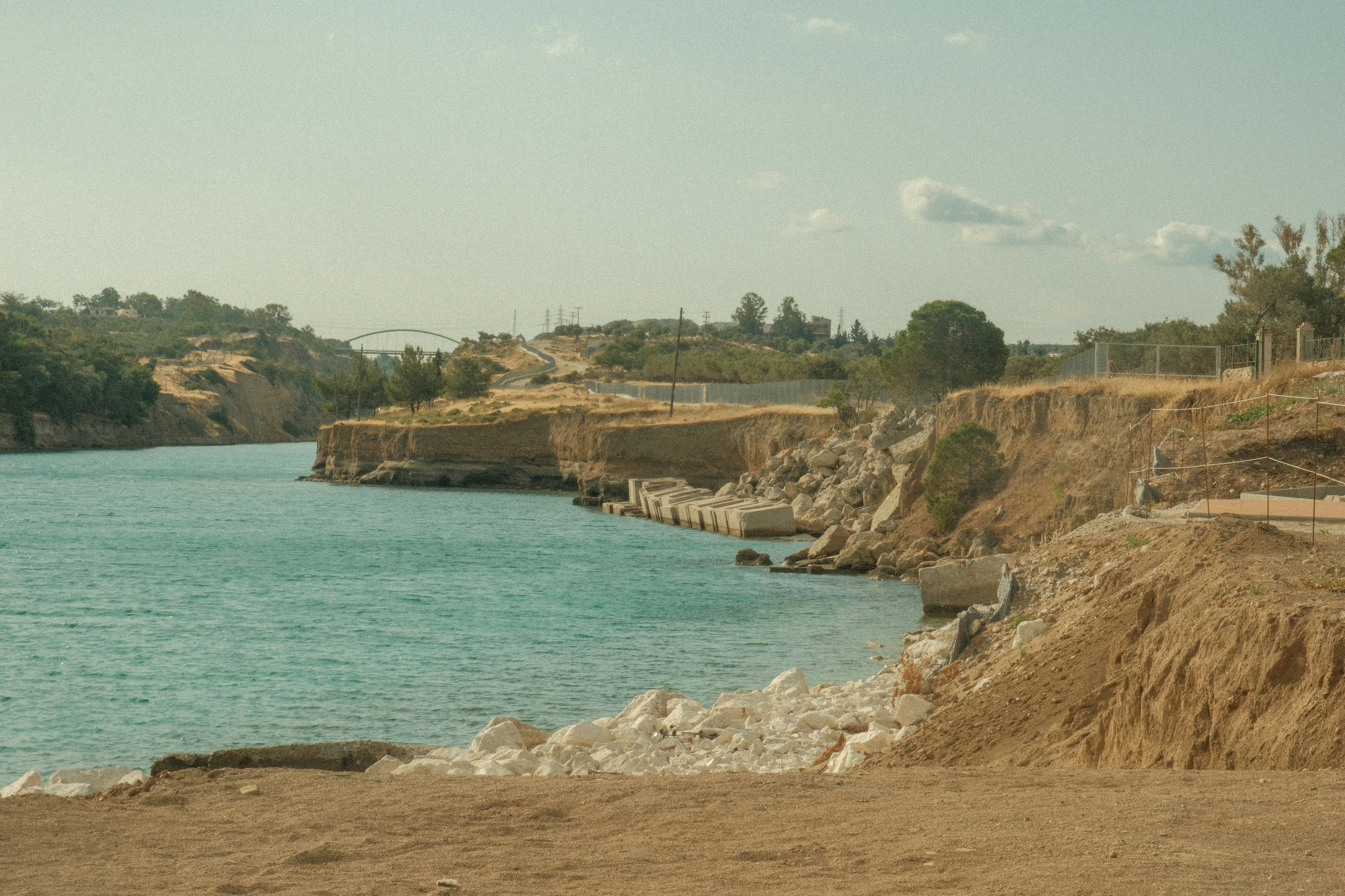 Promontory Reverie: Cliffside Jetty and Turquoise Sea