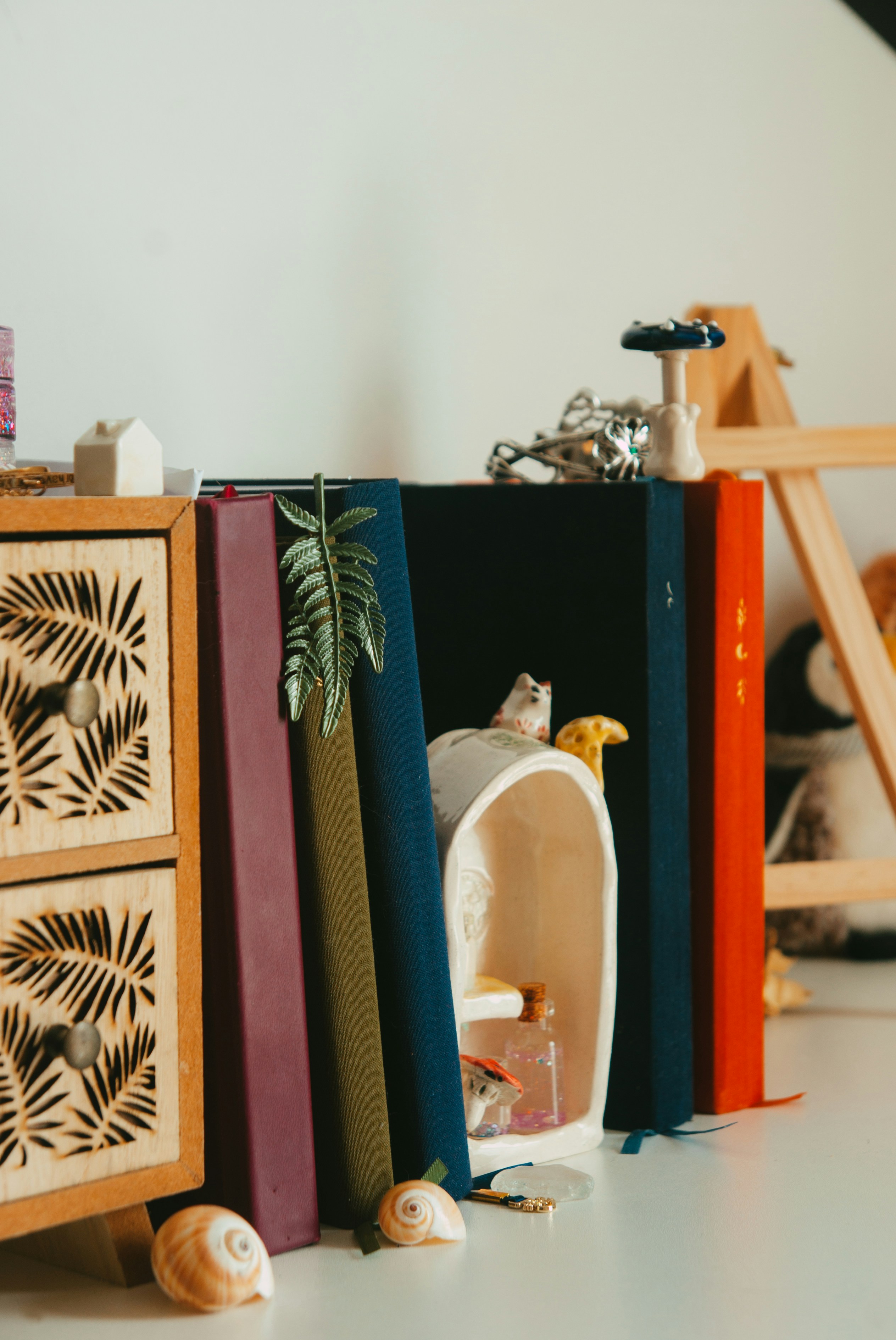A close up of a bunch of books on a table photo – Free Animal Image on ...