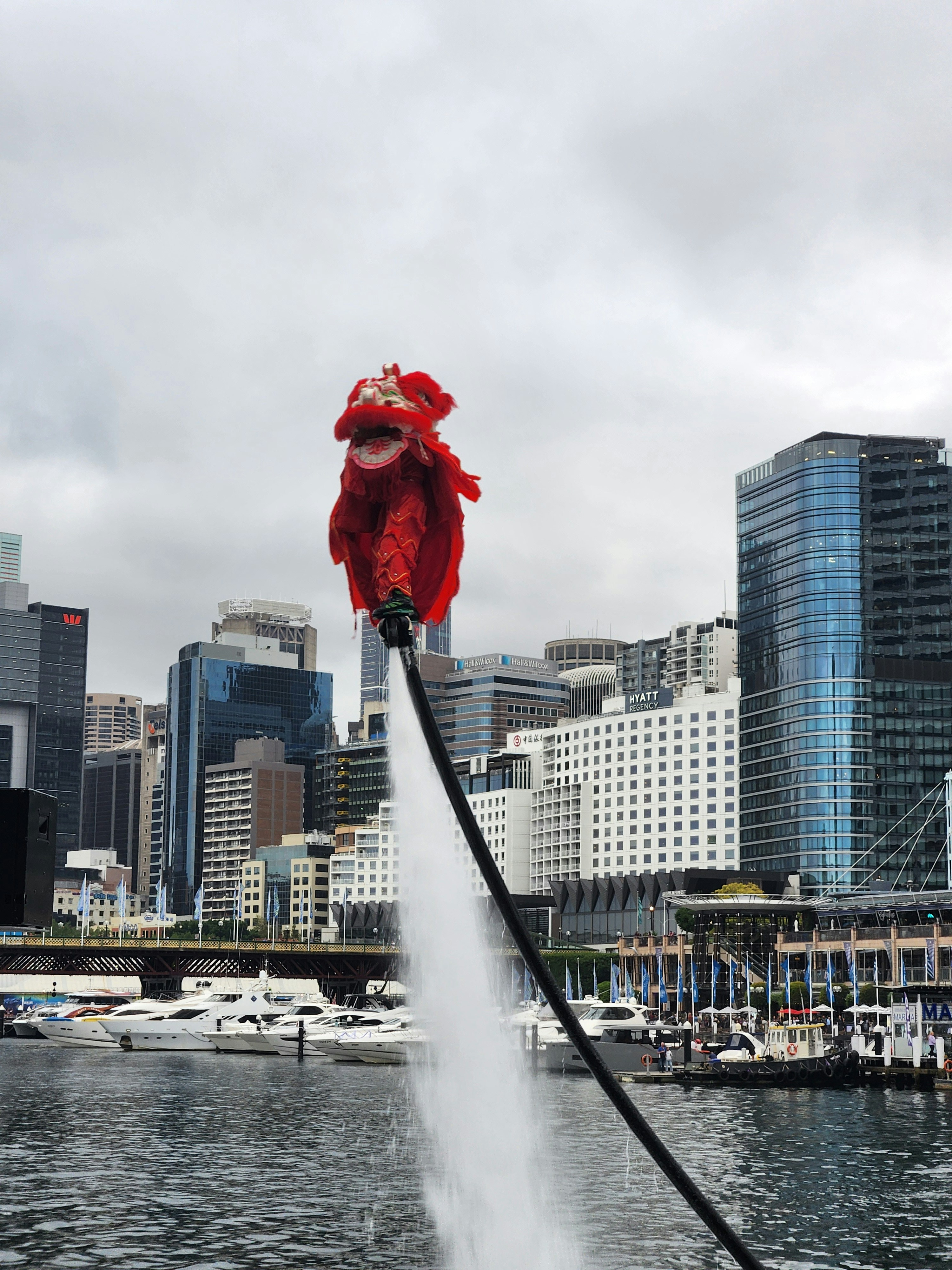 A fire hydrant spewing out water into the air photo – Free Australia ...