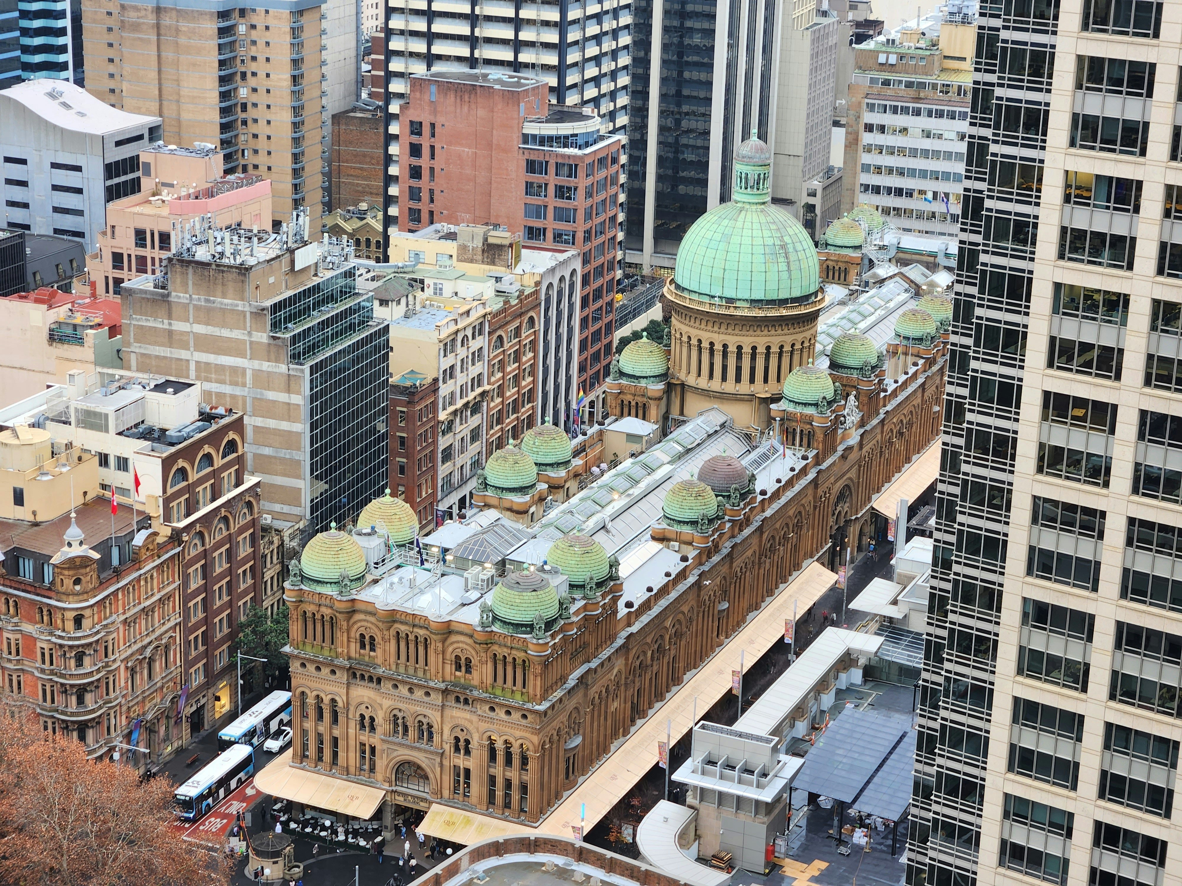 A view of a city from the top of a building photo – Free Sydney Image ...