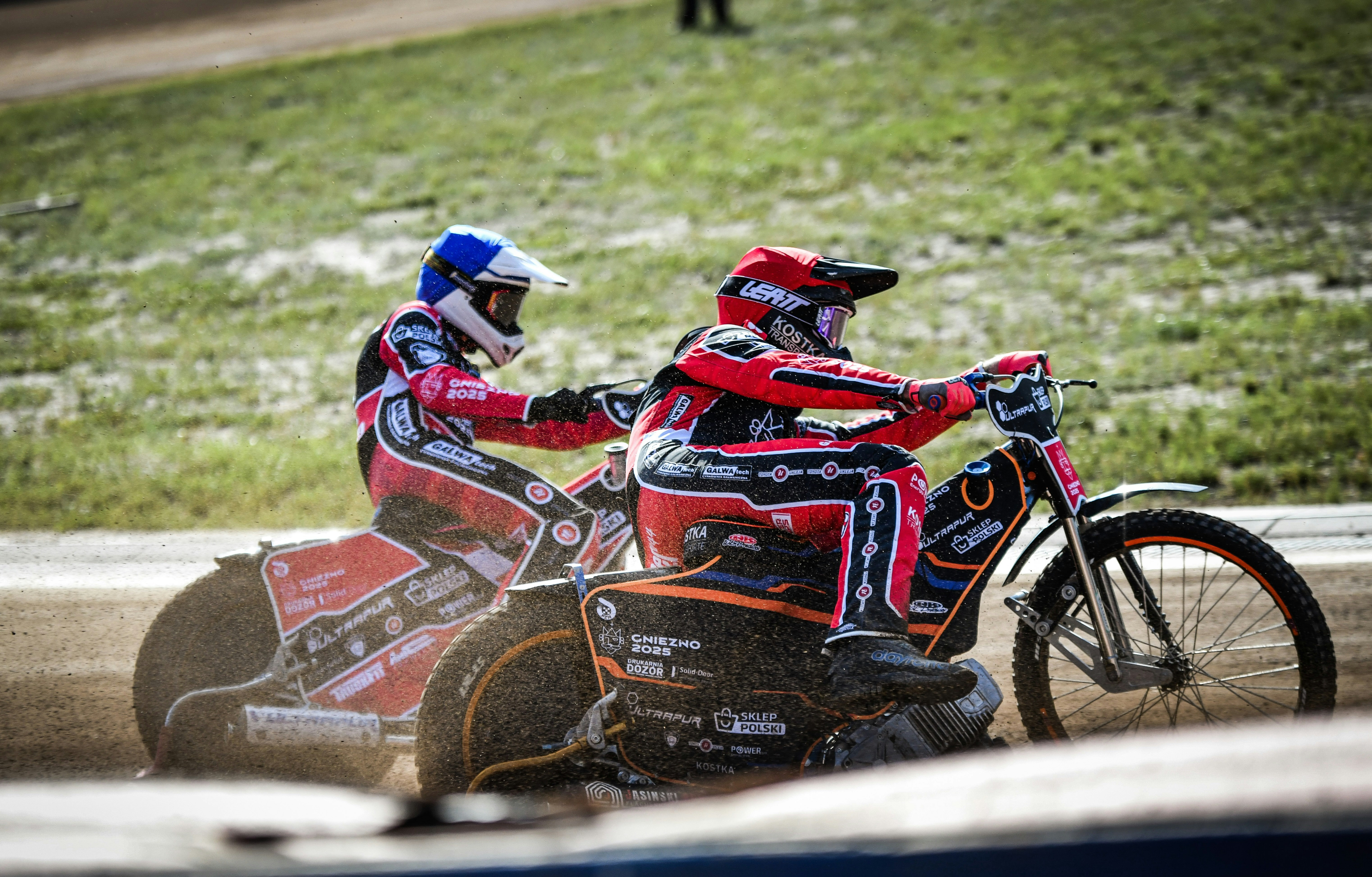 A couple of men riding on the back of motorcycles photo – Free ...