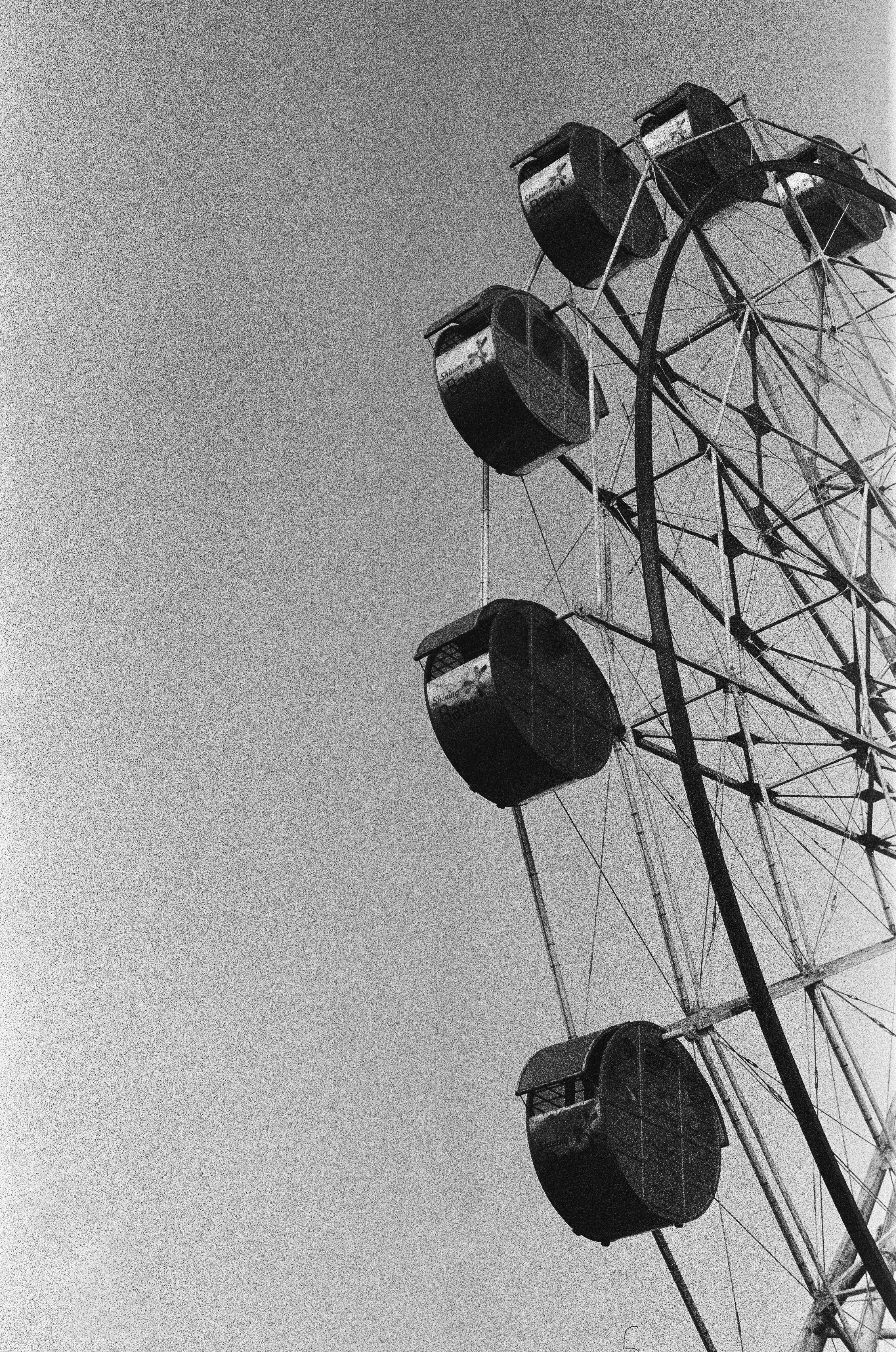Giant Wheel: A Moment of Quiet Gravity against the Sky