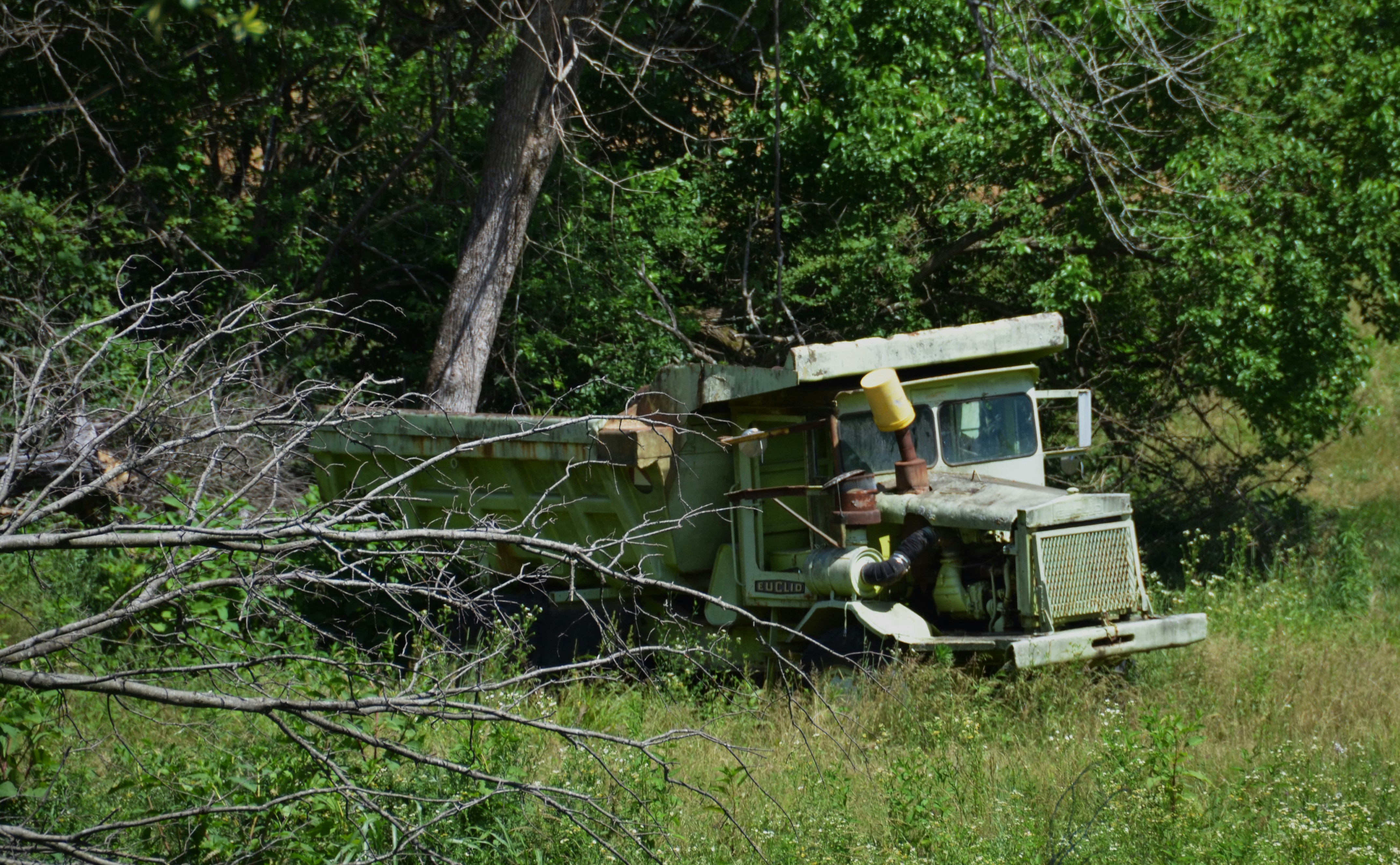 Vintage dead Euclid Dump Truck (or Rock Truck)
