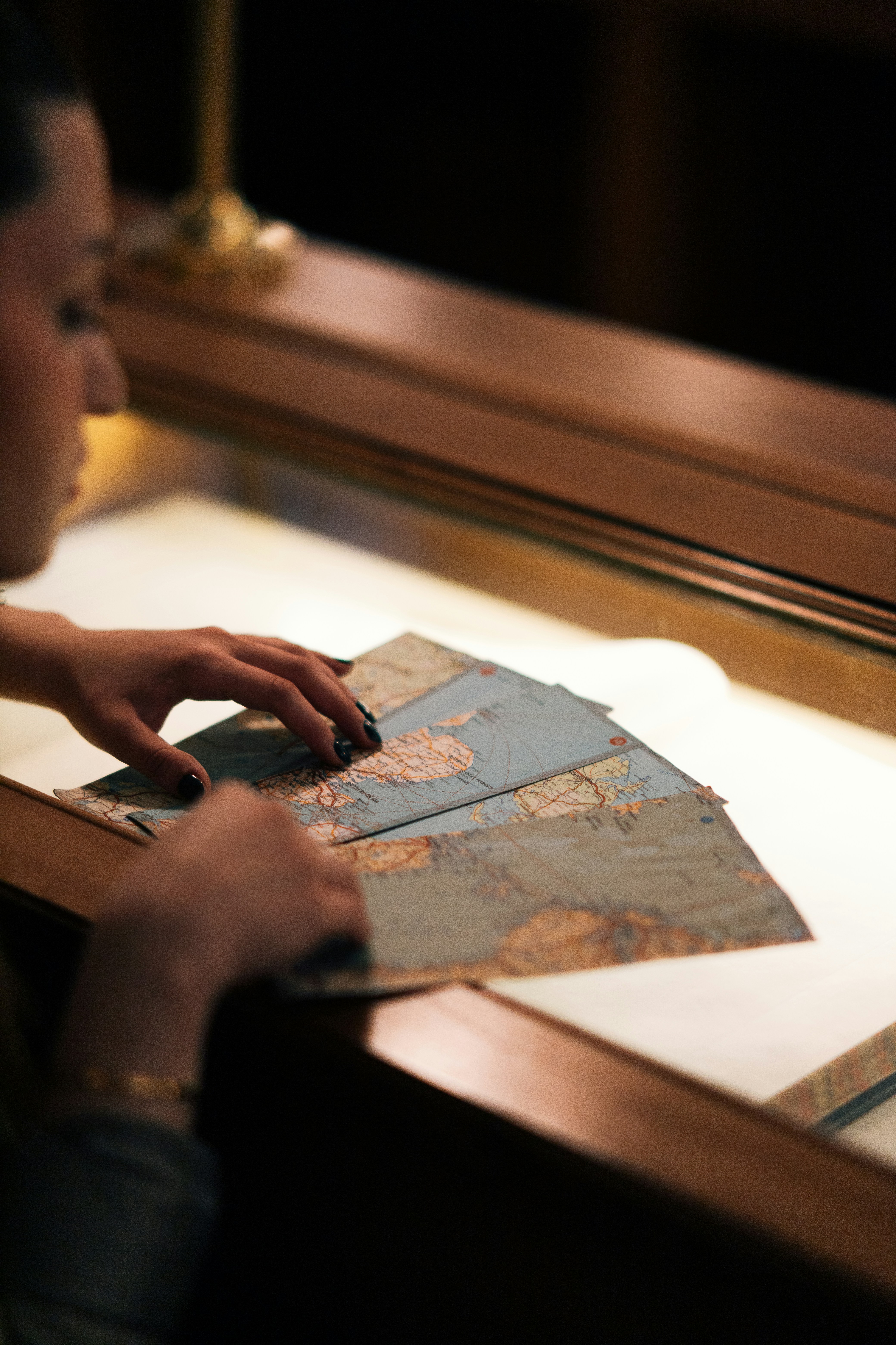 Hands on the Map: Intentional Craft in a Dim Study