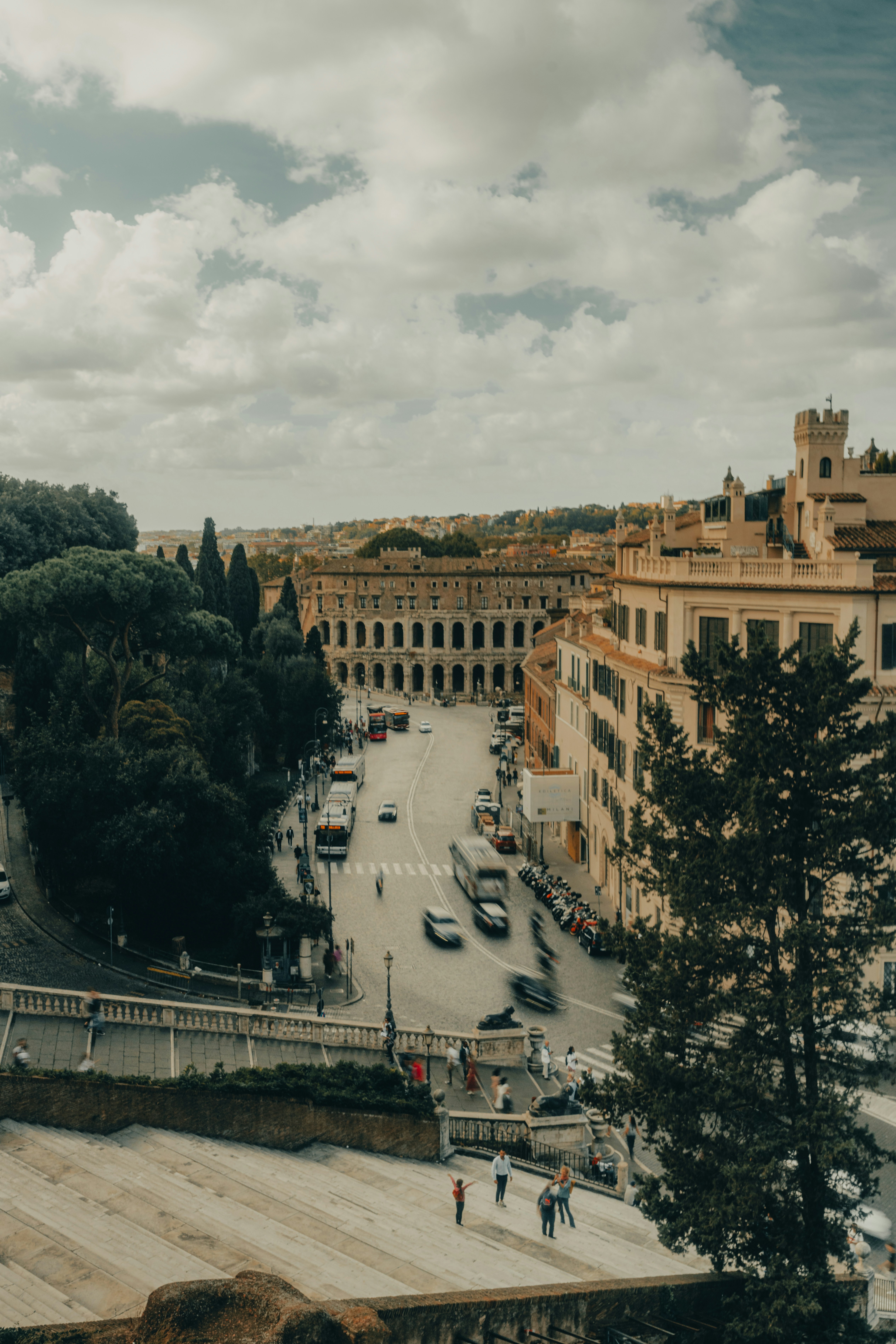 A view of a city from a high point of view photo – Free Roma Image on ...
