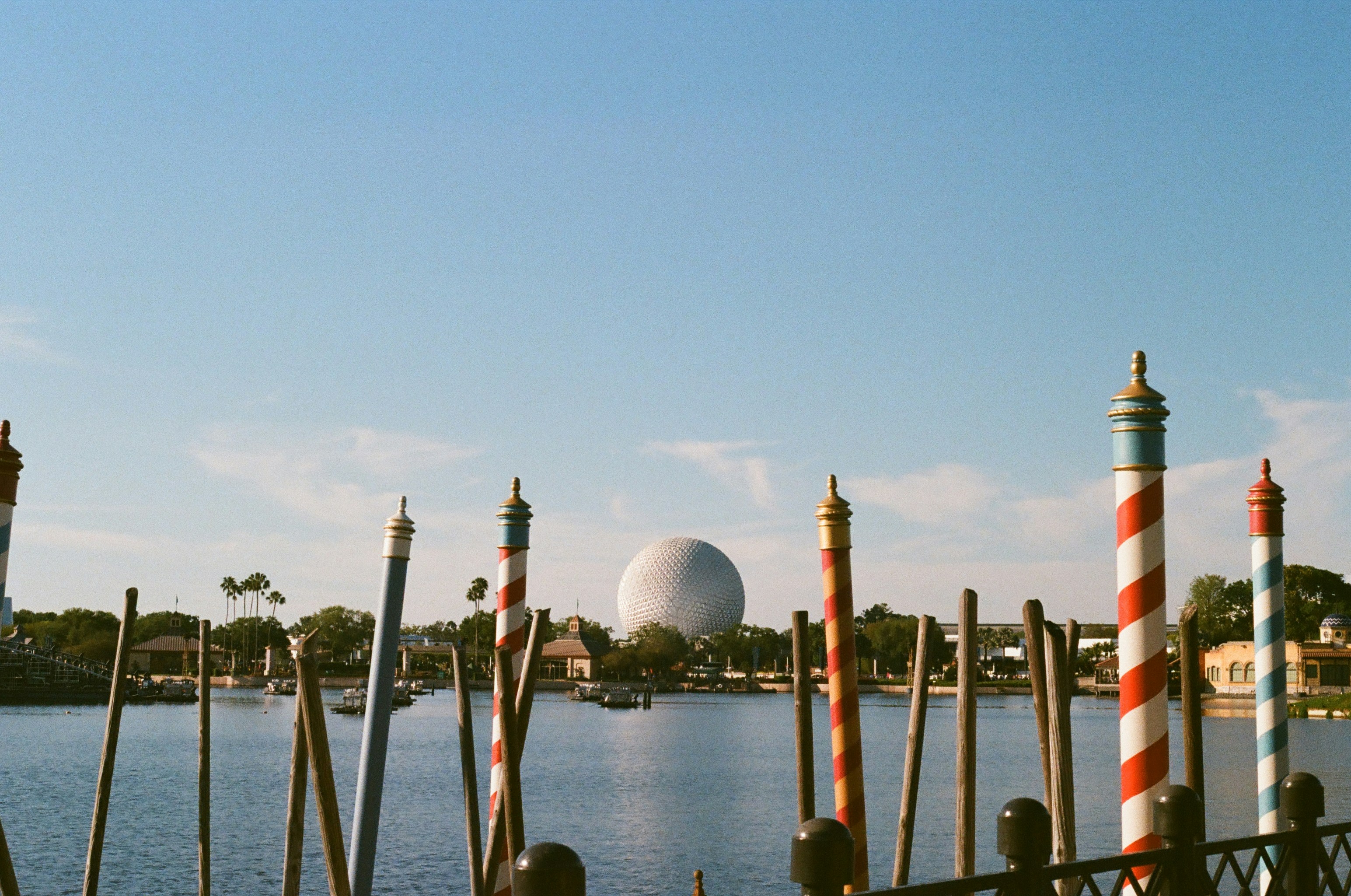 Spaceship Earth from Italy Pavilion Kodak Ultramax 400