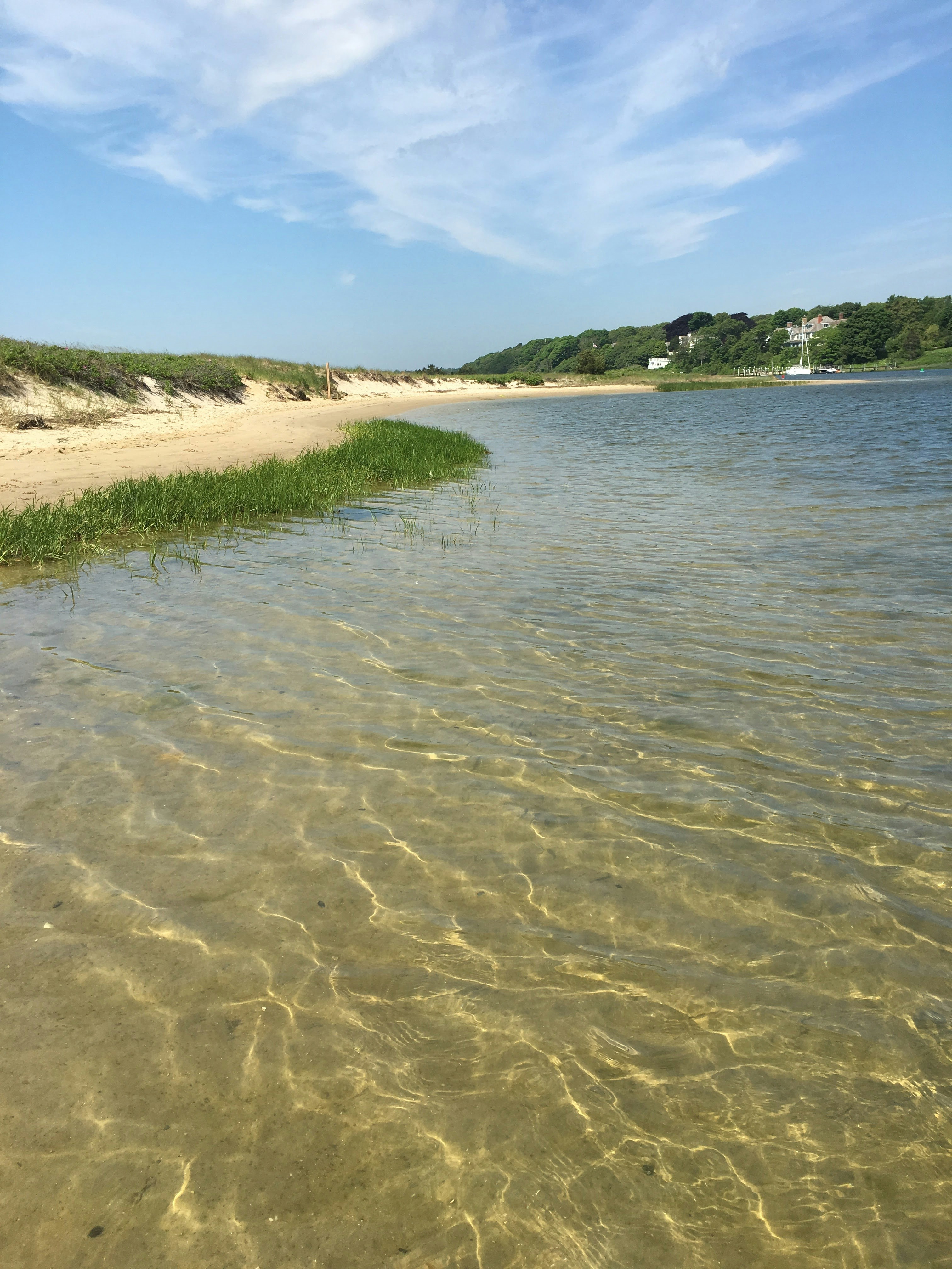 Luminous Ripples: A Quiet Coastal Morning by Clear Waters