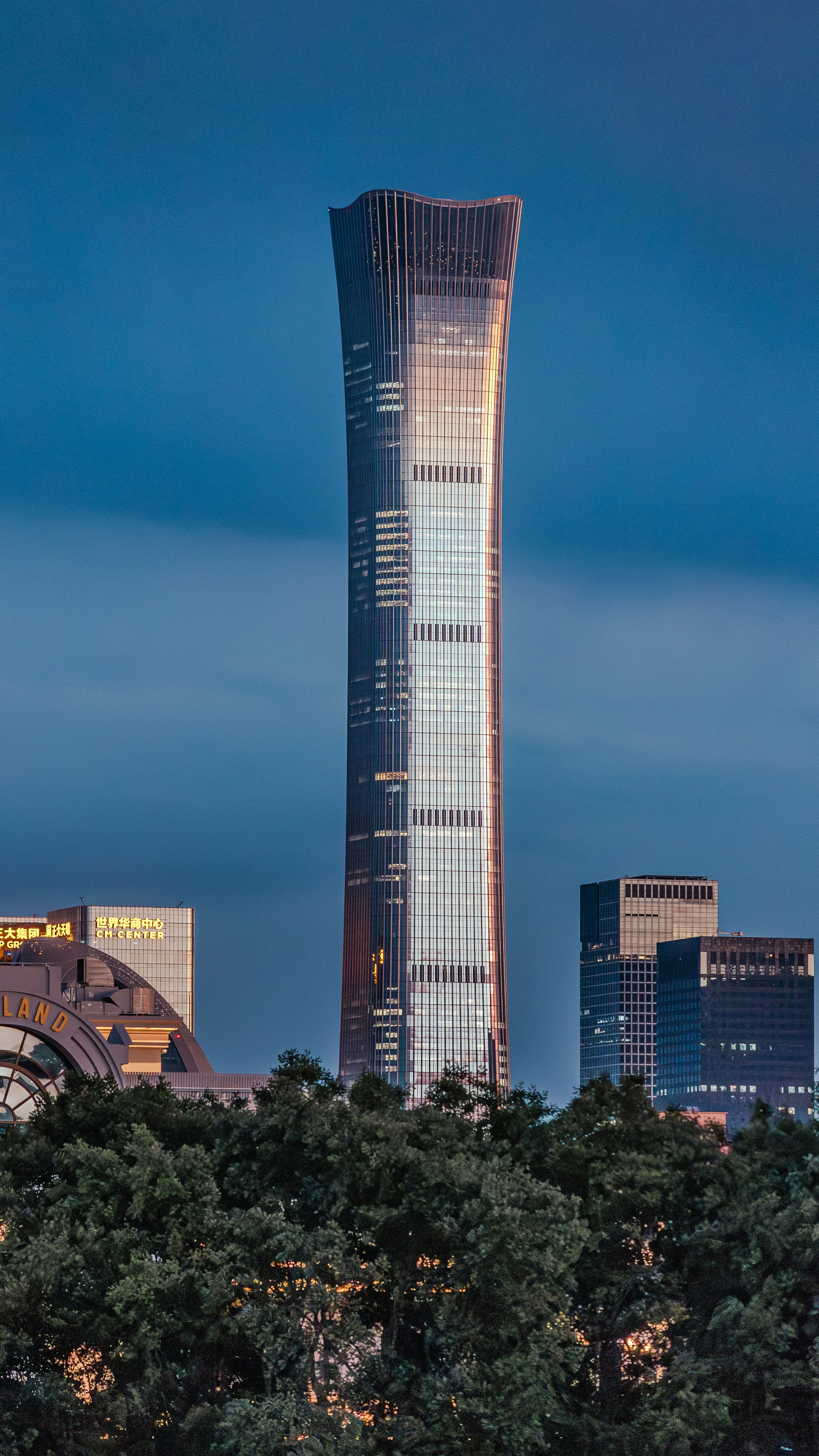 Dusk Crown: The Glass Tower Rising Above the Trees