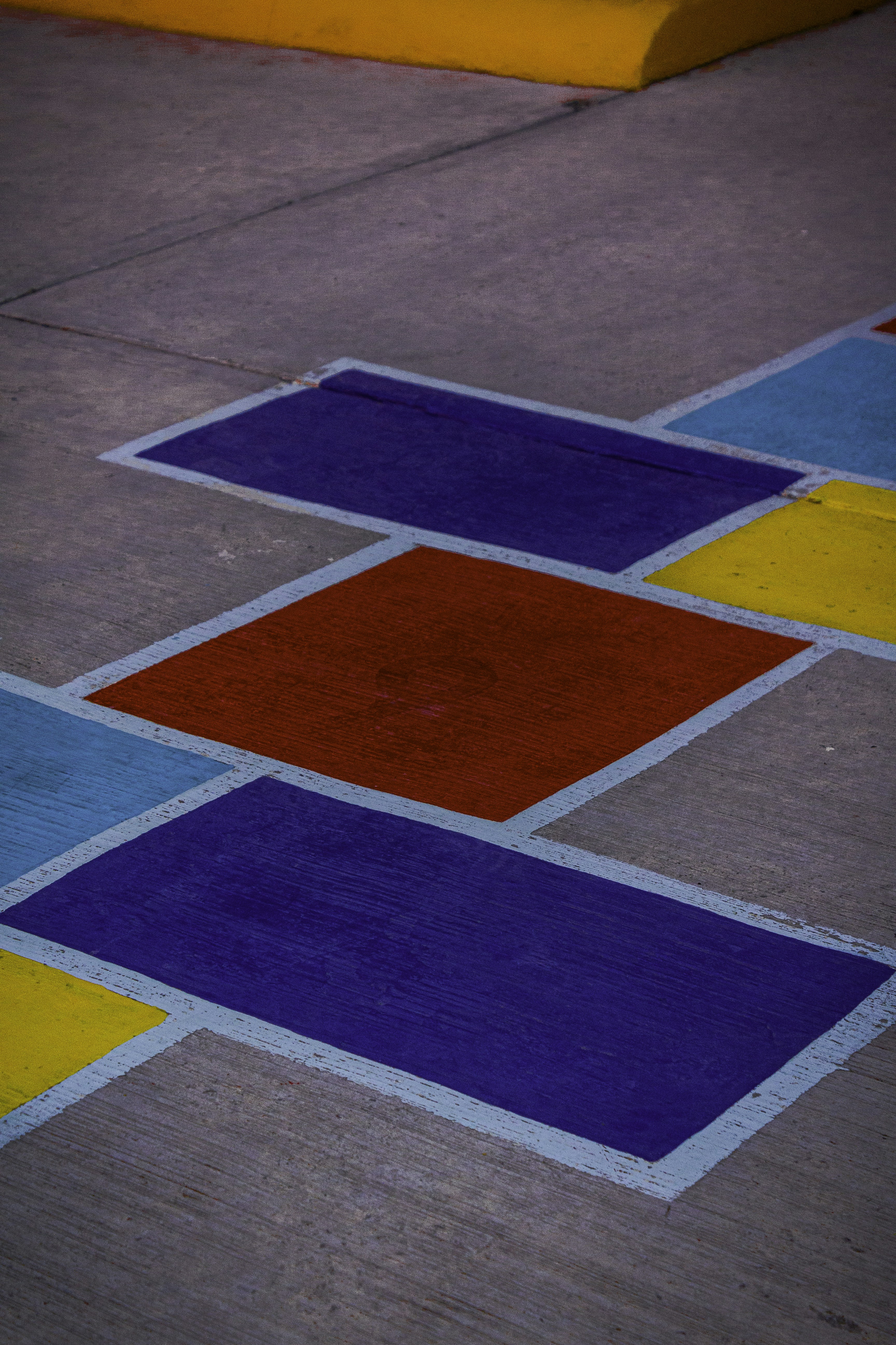 Crimson Core in a Diagonal Quilt of Pavement