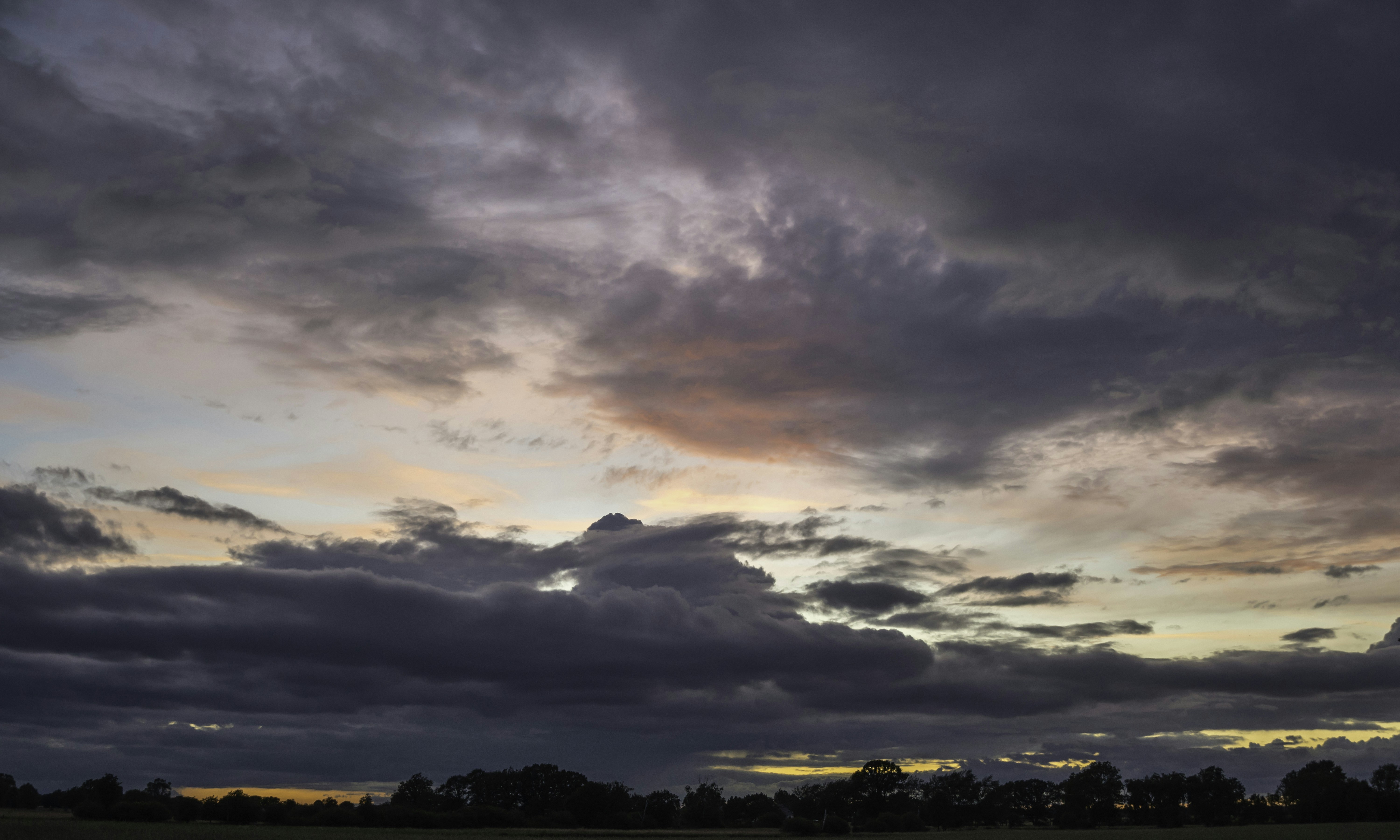 Whispers of Twilight: A Dance of Clouds